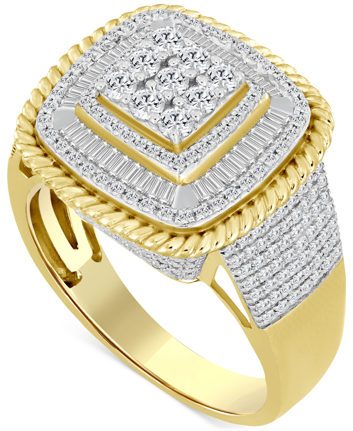 Click here for Mens Diamond Statement Ring (1 ct. t.w.) in 10k Ye... prices