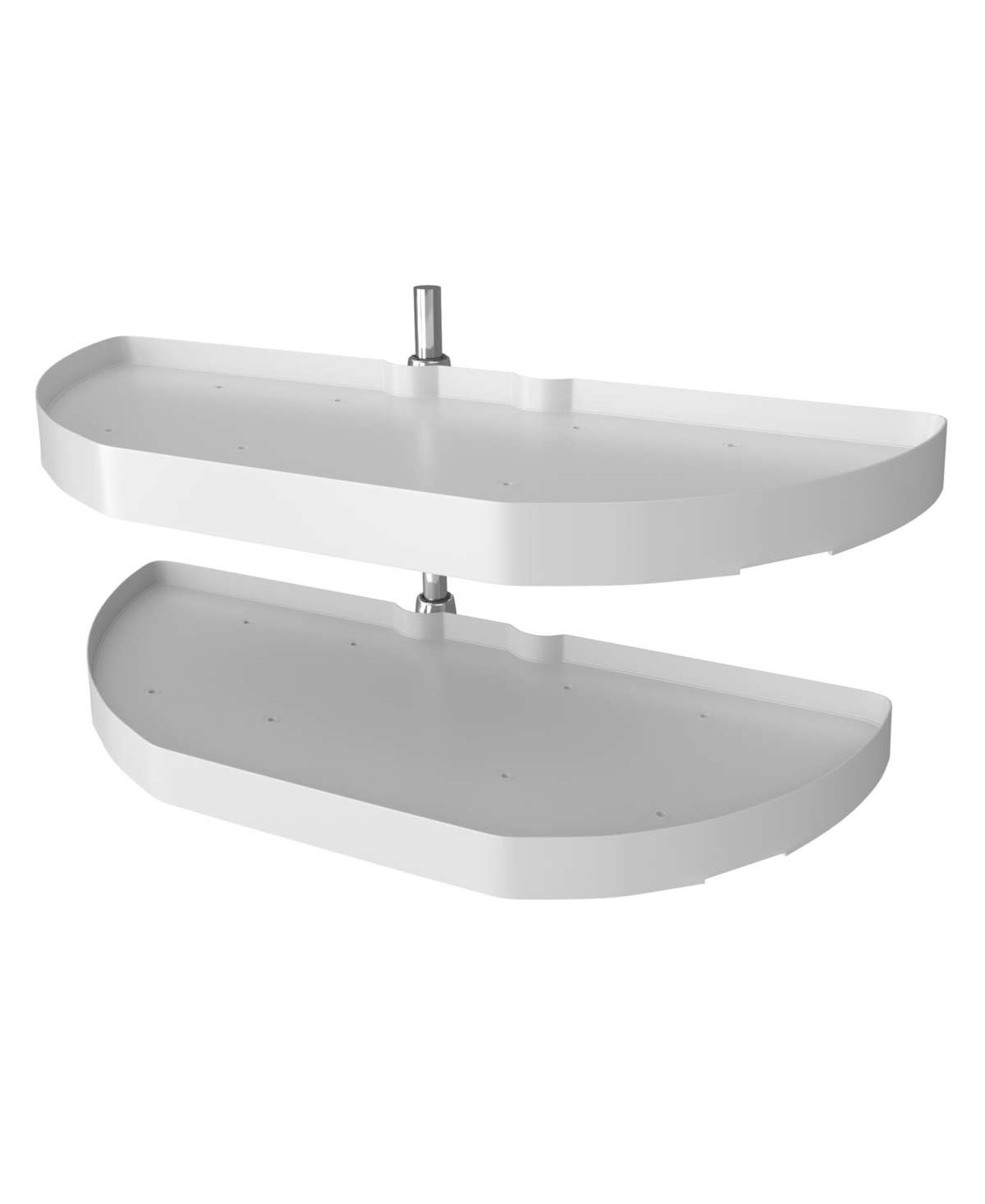 Click here for Rev-a-Shelf 31 Lazy Susan Half-Moon Polymer Two-Ti... prices