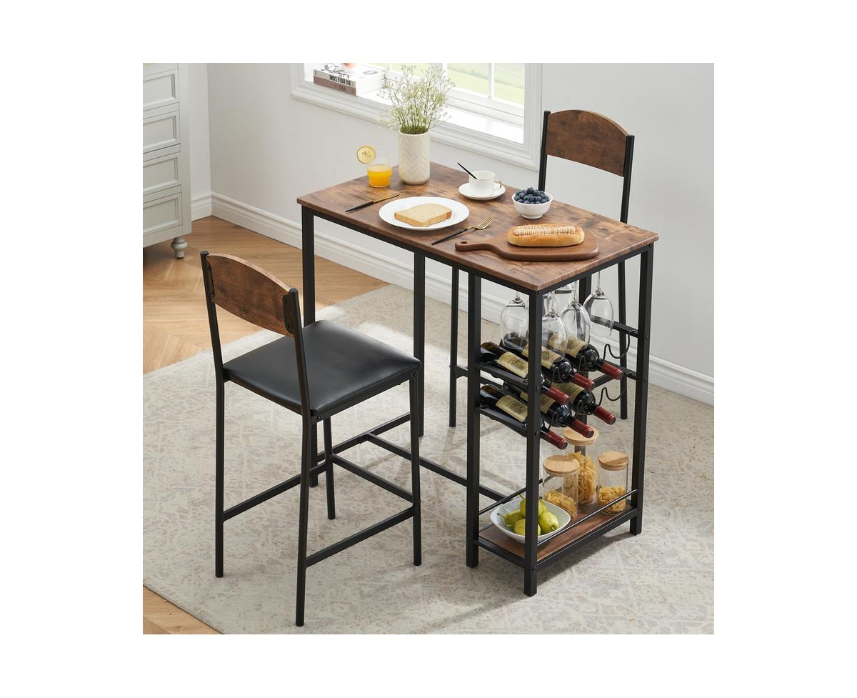 Click here for gaomon Dining Table Set for 2  Bar Table and Chair... prices