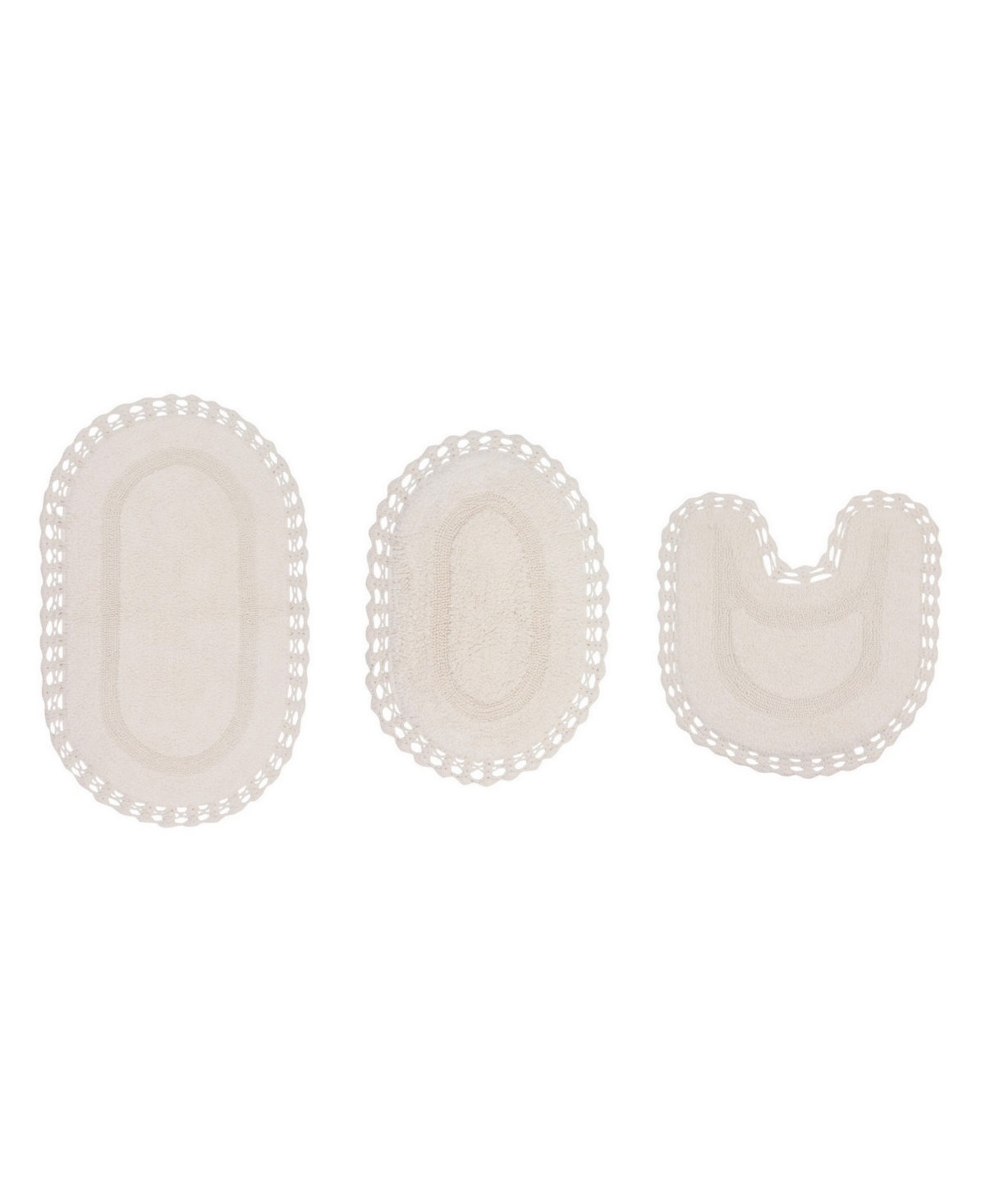 Click here for Home Weavers Hampton Crochet Reversible 3-Pc. Bath... prices