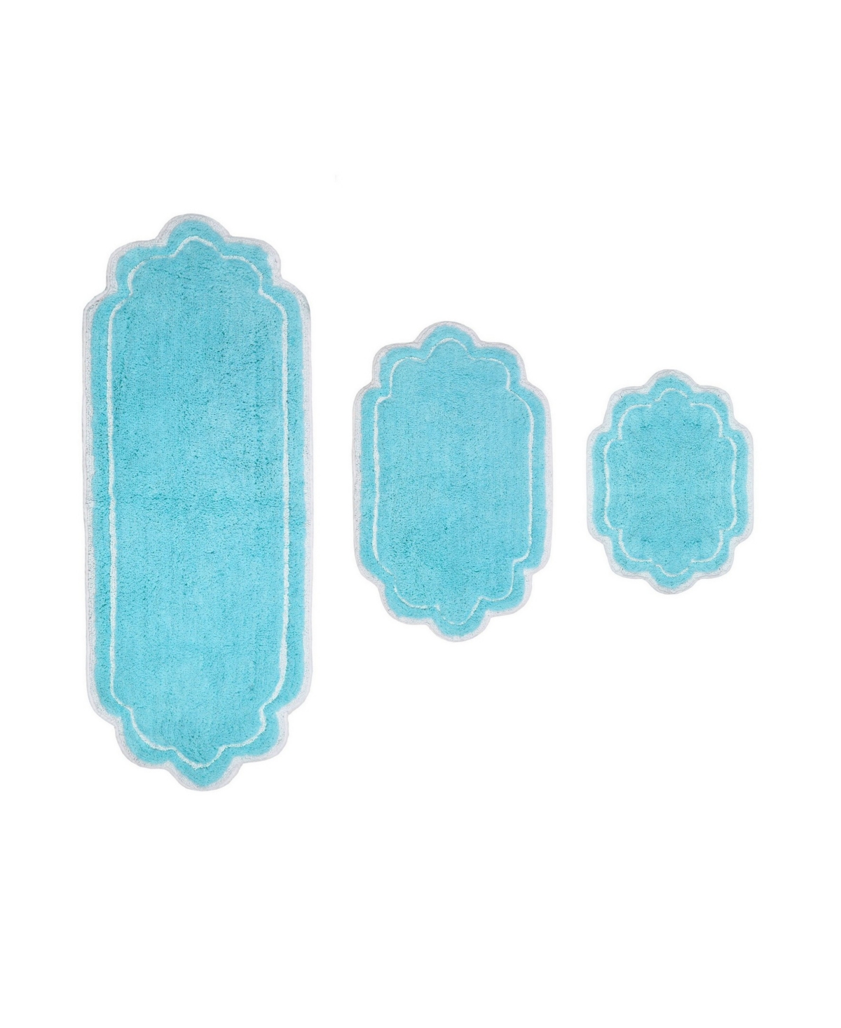 Click here for Home Weavers Allure Bathroom 3-Pc. Bath Rug Set -... prices