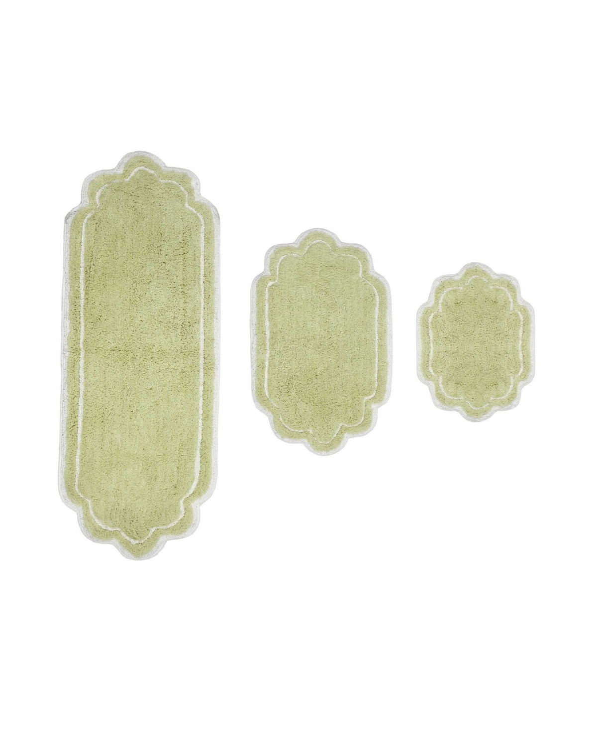 Click here for Home Weavers Allure Bathroom 3-Pc. Bath Rug Set -... prices