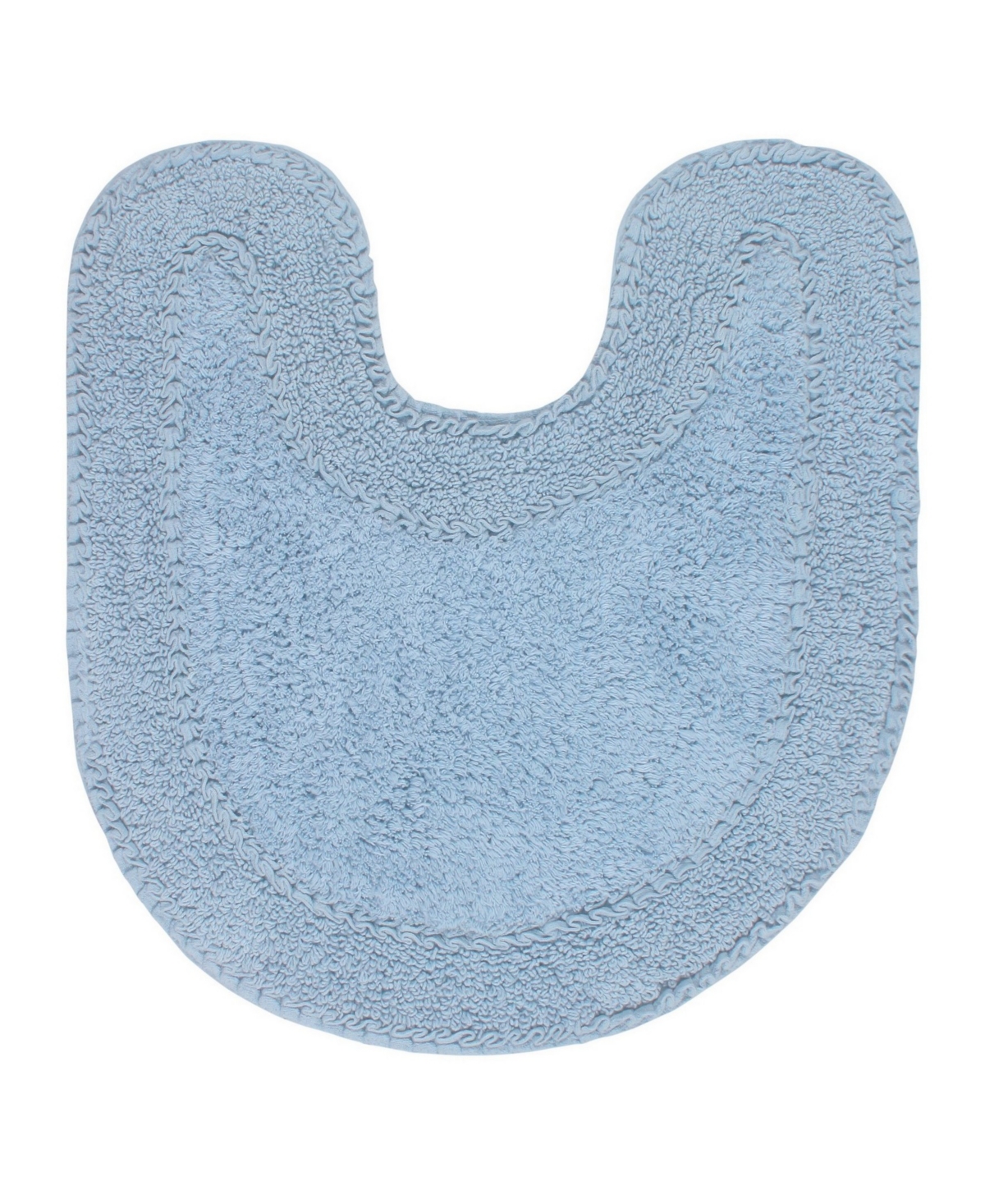 Click here for Home Weavers Double Ruffle Bath Rug  20 x 20 - Blu... prices