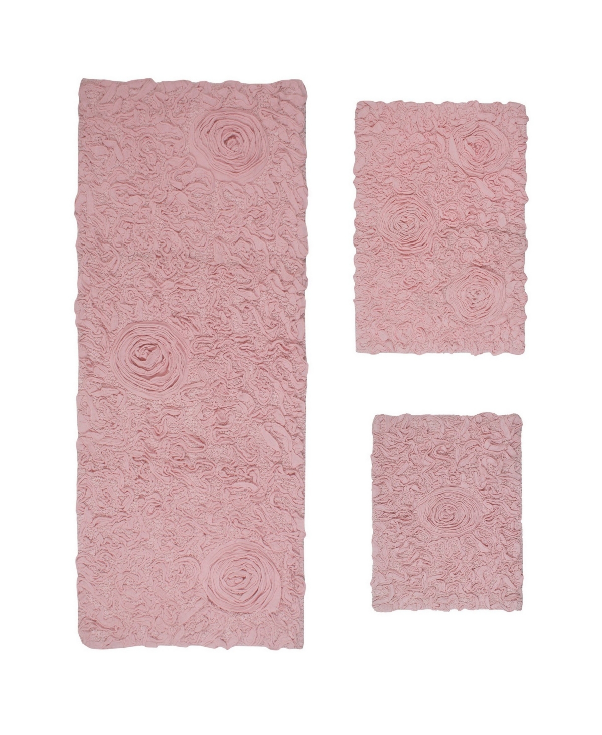 Click here for Home Weavers Modesto 3-Pc. Bath Rug Set - Pink prices
