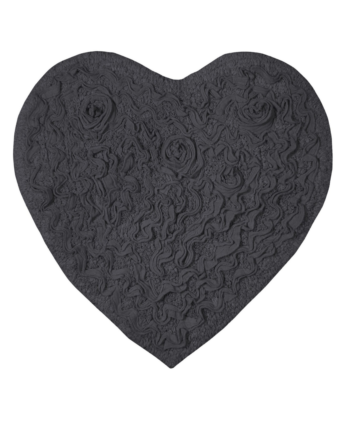 Click here for Home Weavers Bell Flower Heart Bath Rug  25 x 25 -... prices