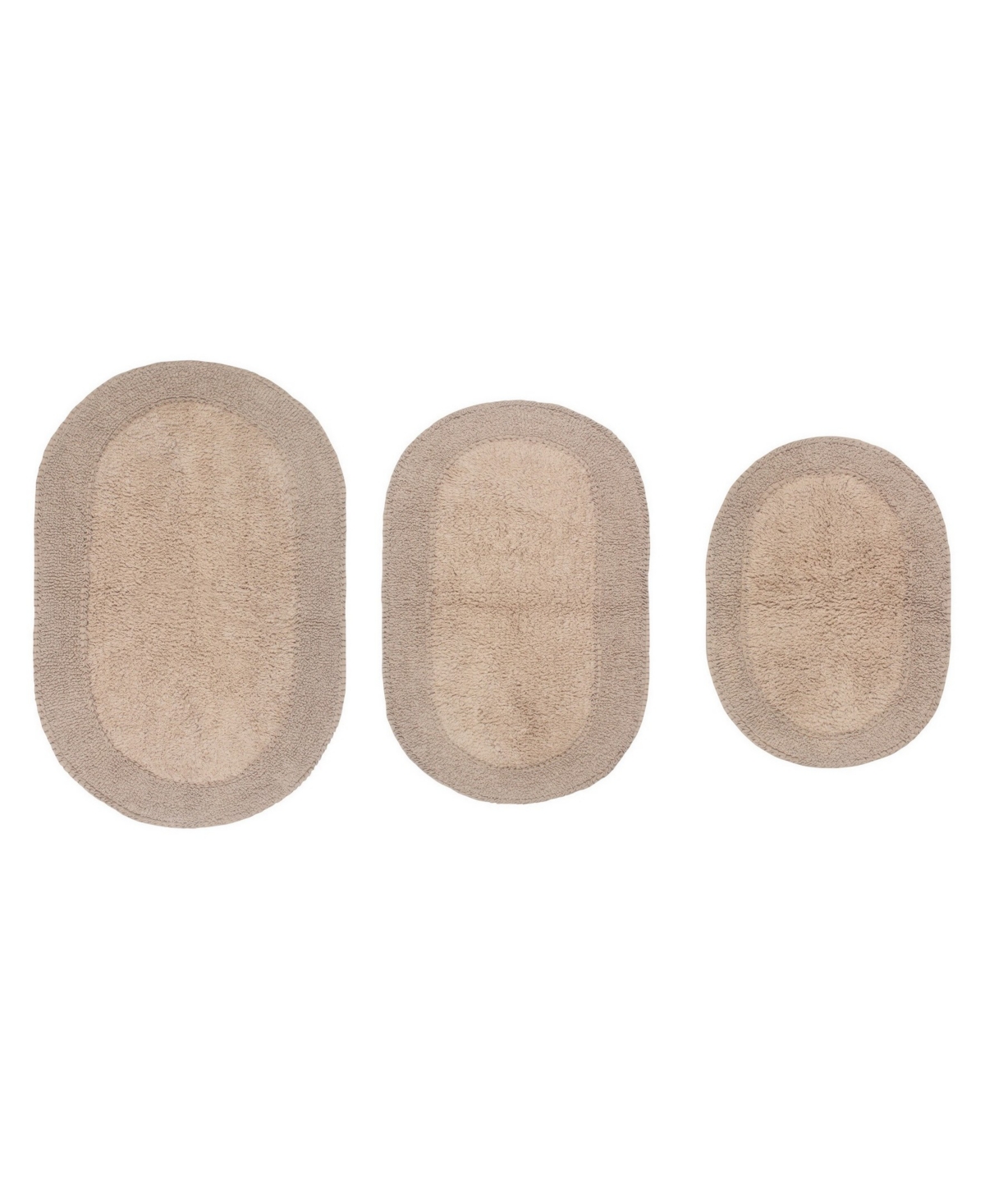 Click here for Home Weavers Double Ruffle 3-Pc. Bath Rug Set - Li... prices