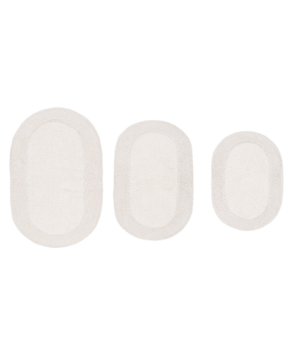 Click here for Home Weavers Double Ruffle 3-Pc. Bath Rug Set - Na... prices