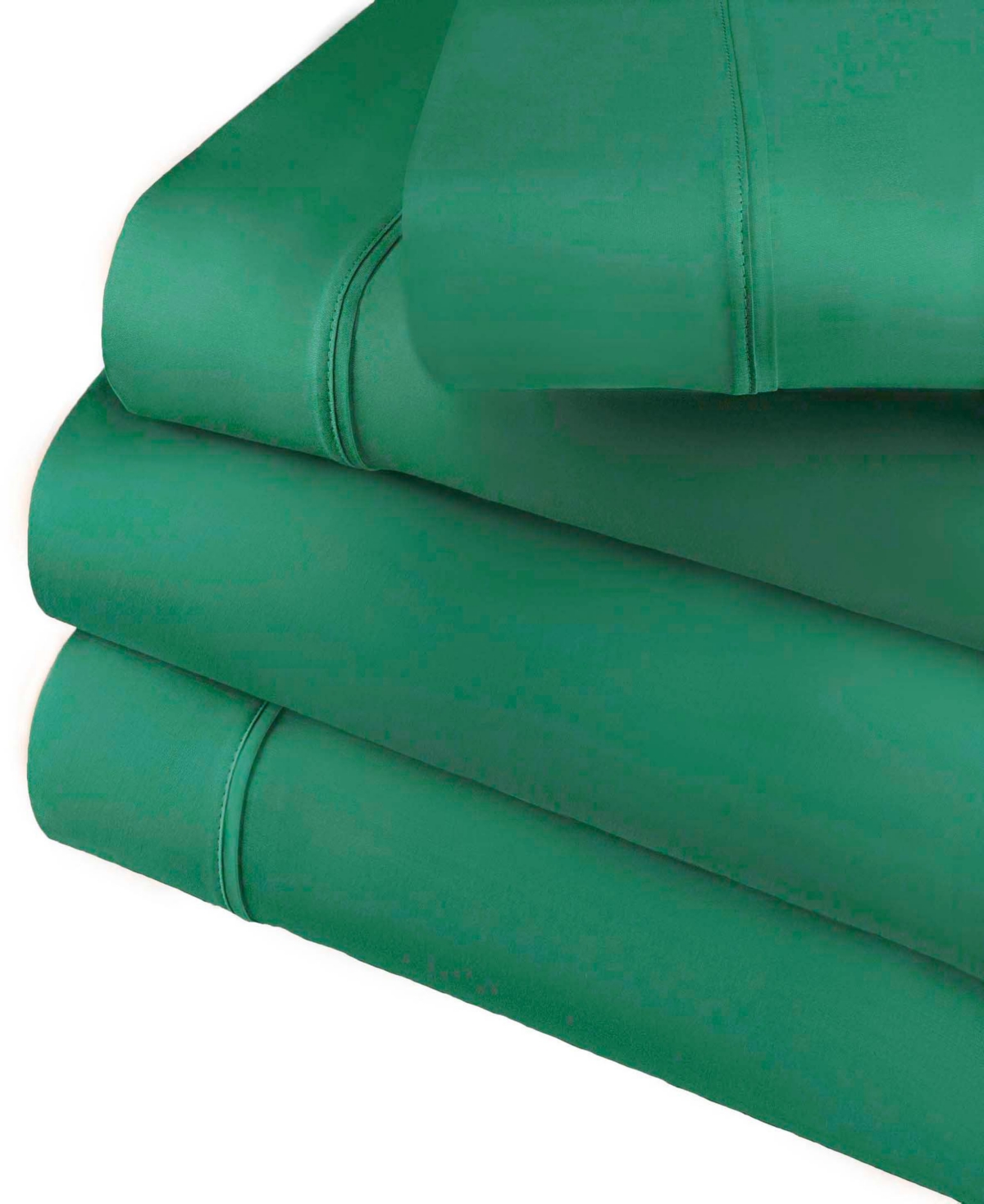 Superior 800 Thread Count Cotton Solid Deep Pocket Bed Sheet Set  California King - Hunter green