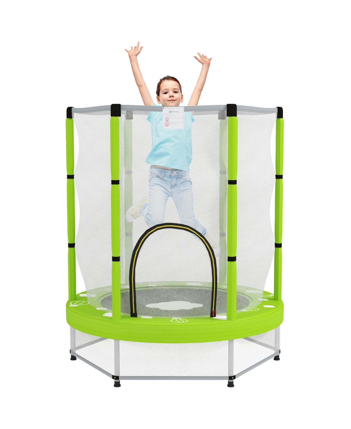 Click here for Qaba 4.6FT Trampoline for Kids w/ Safety Net  Age... prices