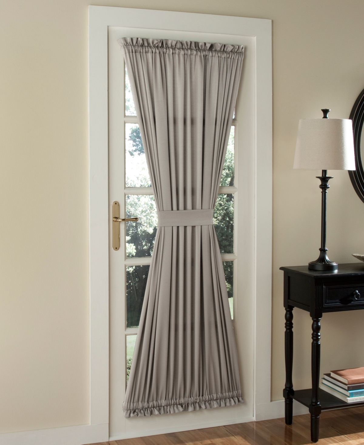 Click here for Grant Room Darkening Rod Pocket Door Curtain Panel... prices