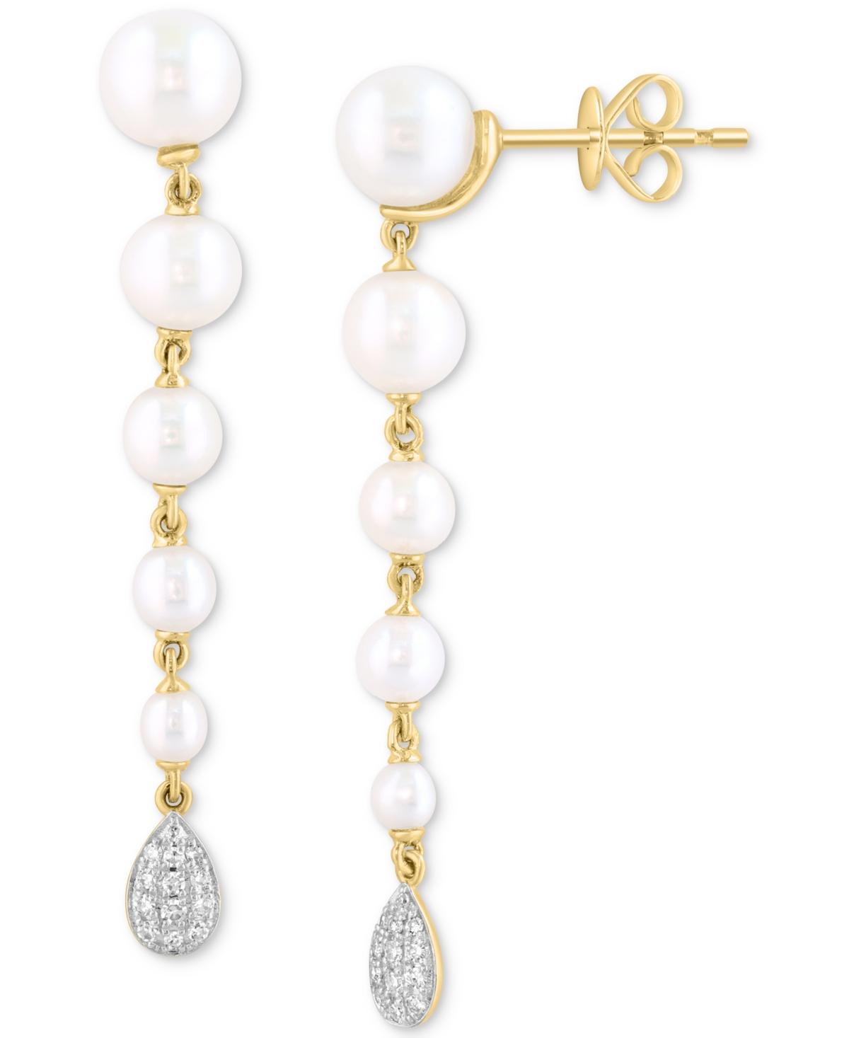Click here for Effy Cultured Freshwater Pearl (2-1/2 - 6mm) & Dia... prices
