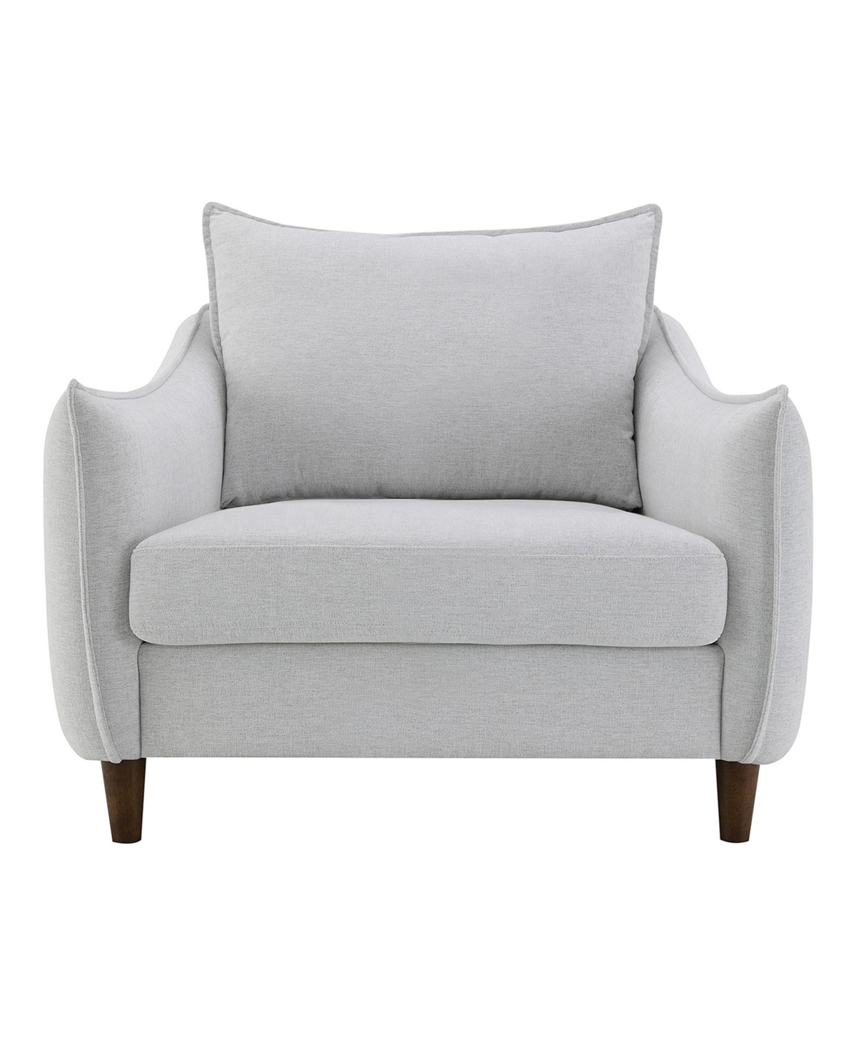 Click here for Furniture of America 40 Lacy Chenille Slope Arm Ch... prices