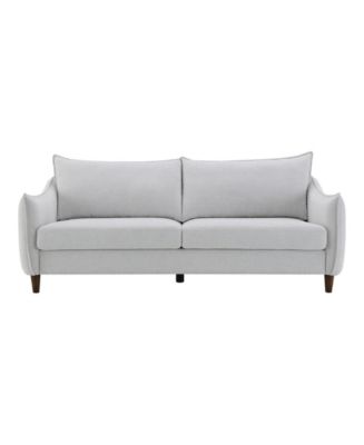 Furniture of America 85" Lacy Chenille Slope Arm Sofa - Macy's