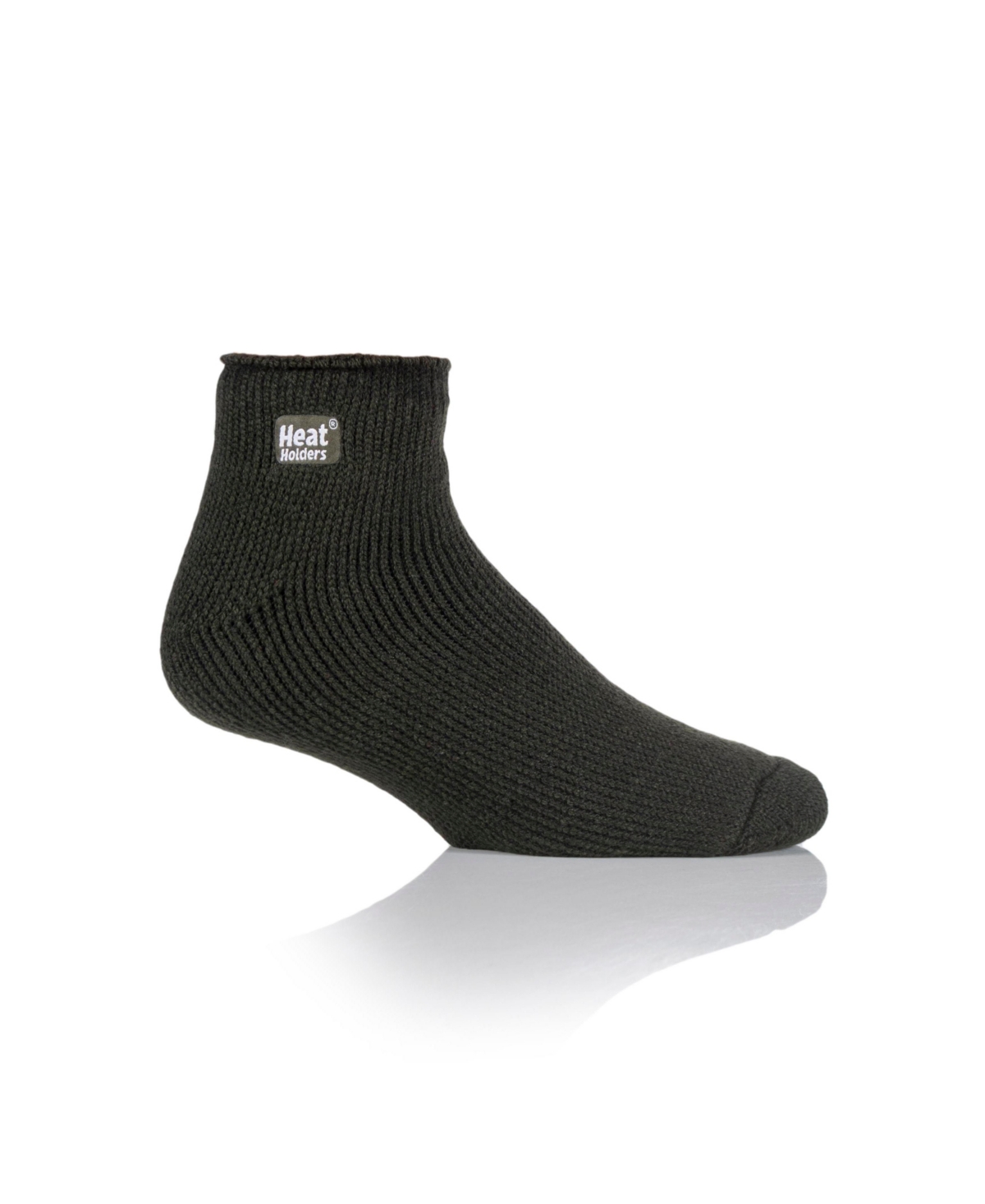 Click here for Heat Holders Mens Solid Ankle Sock - Charcoal prices