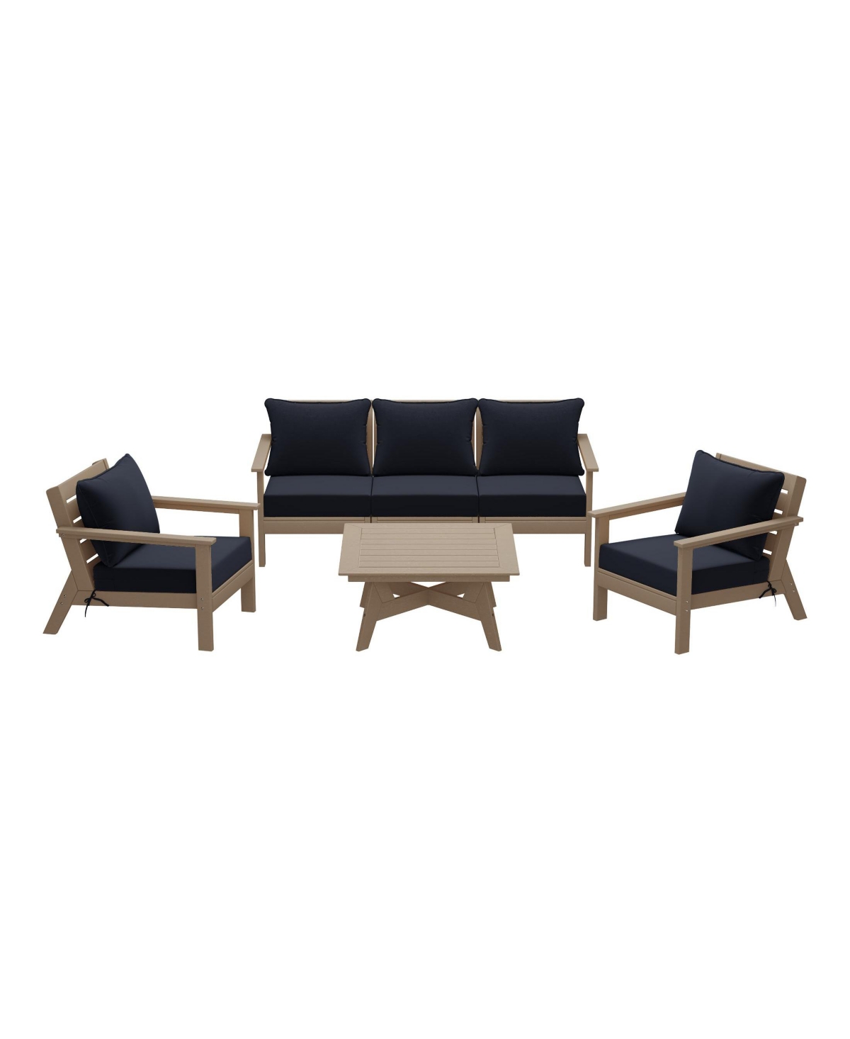 Click here for WestinTrends Outdoor 6-Piece Weathered Wood Modula... prices