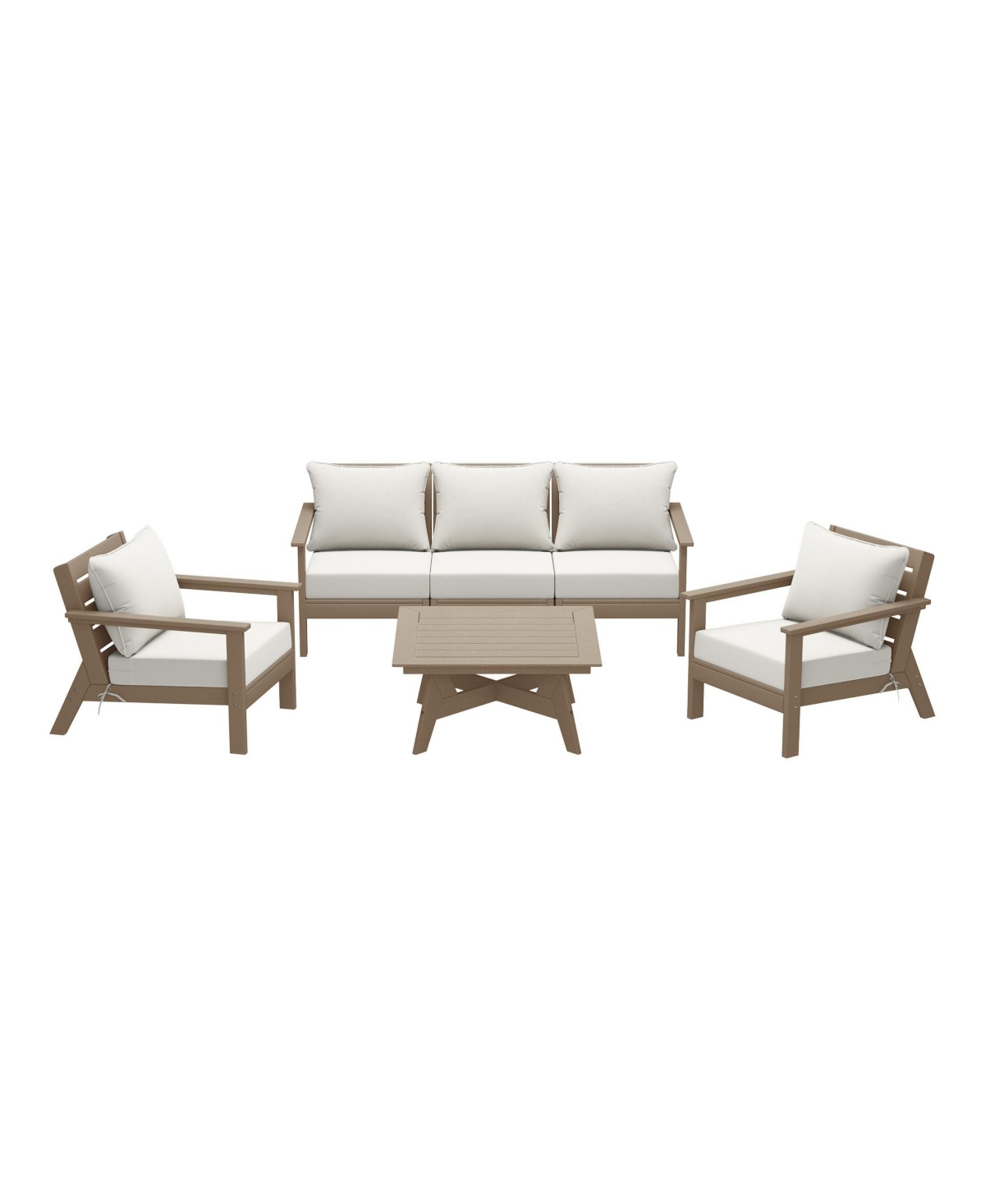 Click here for WestinTrends Outdoor 6-Piece Weathered Wood Modula... prices