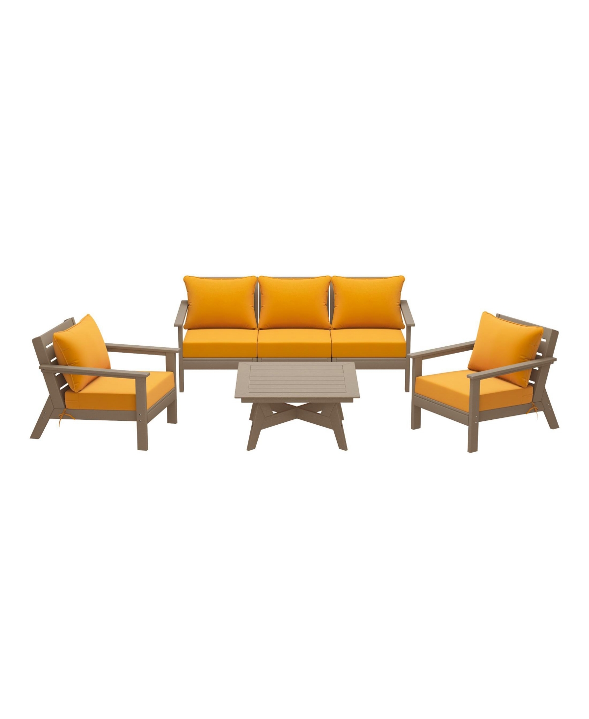 Click here for WestinTrends Outdoor 6-Piece Weathered Wood Modula... prices