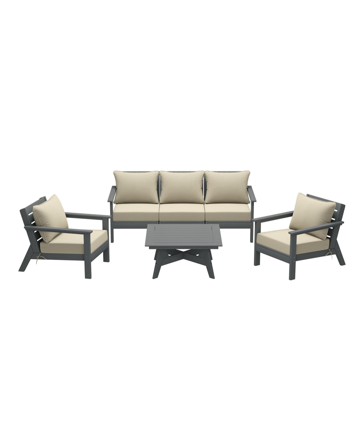 Click here for WestinTrends Outdoor 6-Piece Gray Modular Sectiona... prices