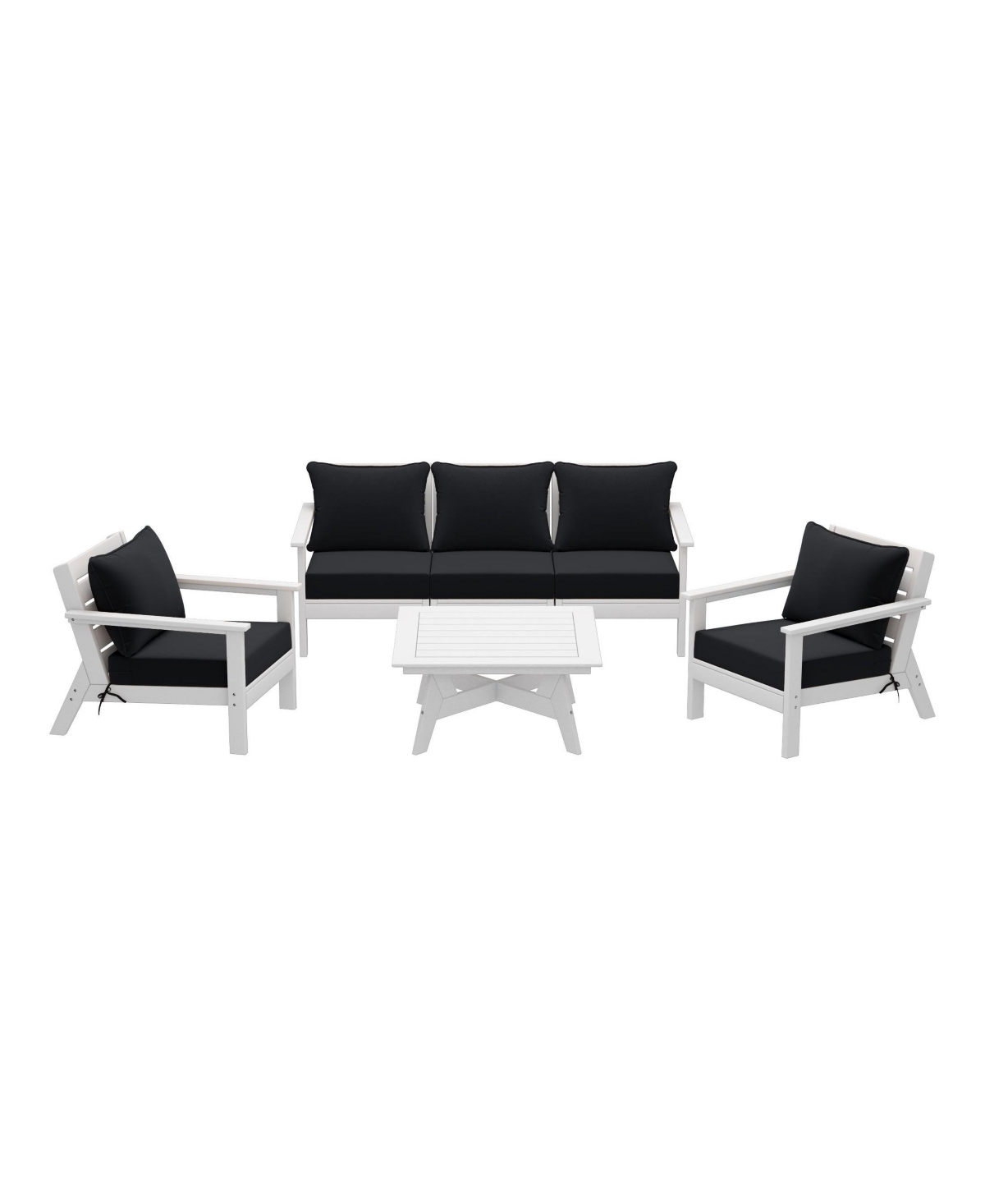Click here for WestinTrends Outdoor 6-Piece White Modular Section... prices
