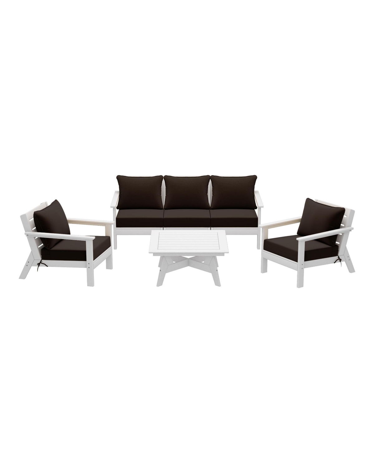 Click here for WestinTrends Outdoor 6-Piece White Modular Section... prices