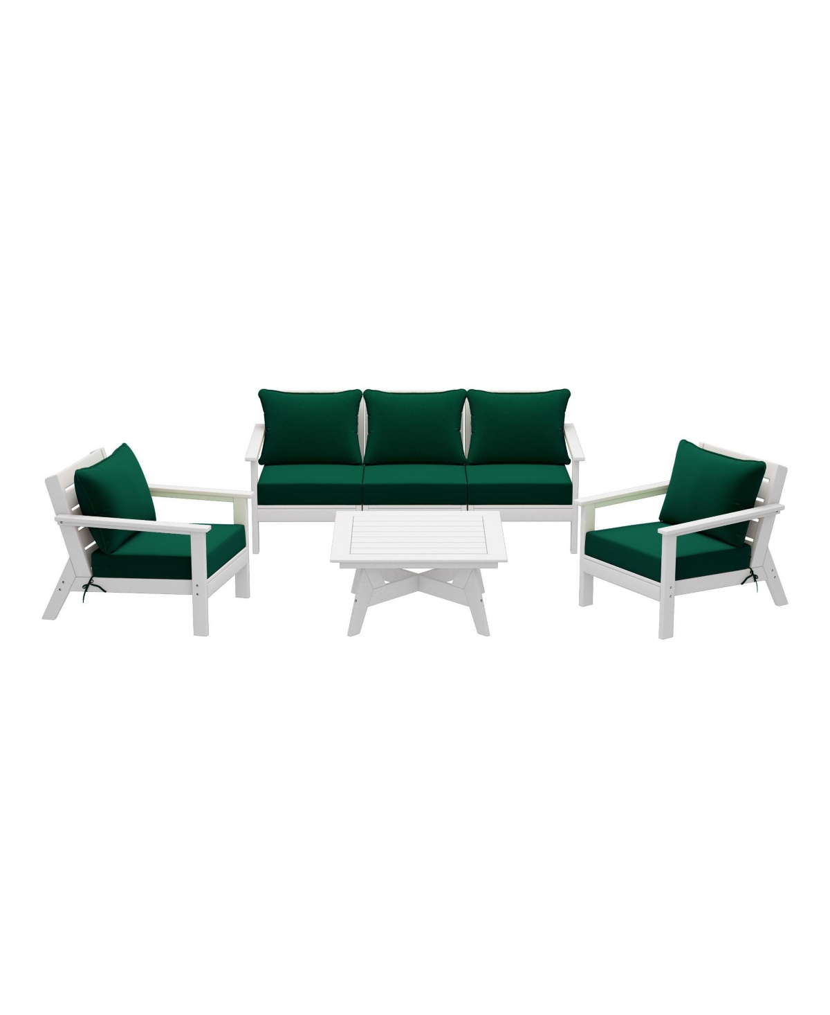 Click here for WestinTrends Outdoor 6-Piece White Modular Section... prices