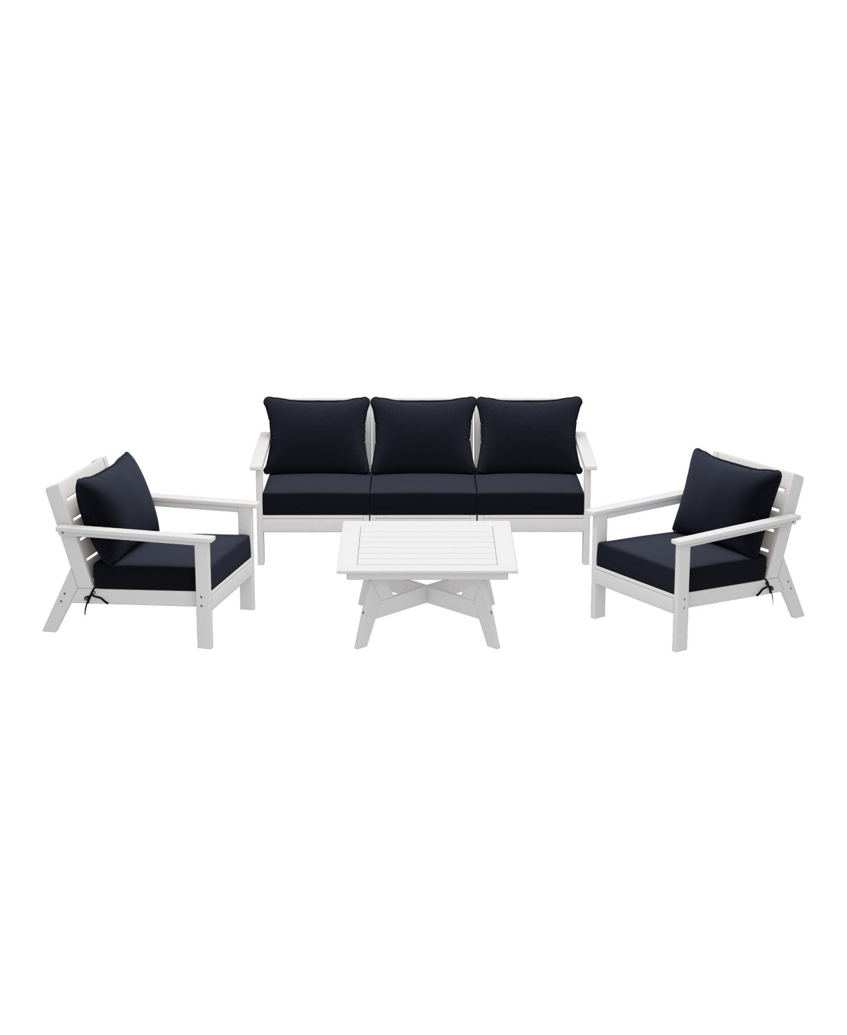 Click here for WestinTrends Outdoor 6-Piece White Modular Section... prices