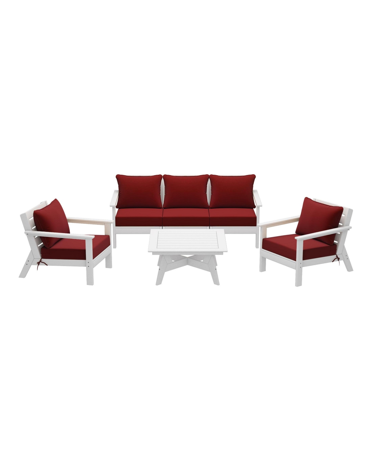 Click here for WestinTrends Outdoor 6-Piece White Modular Section... prices