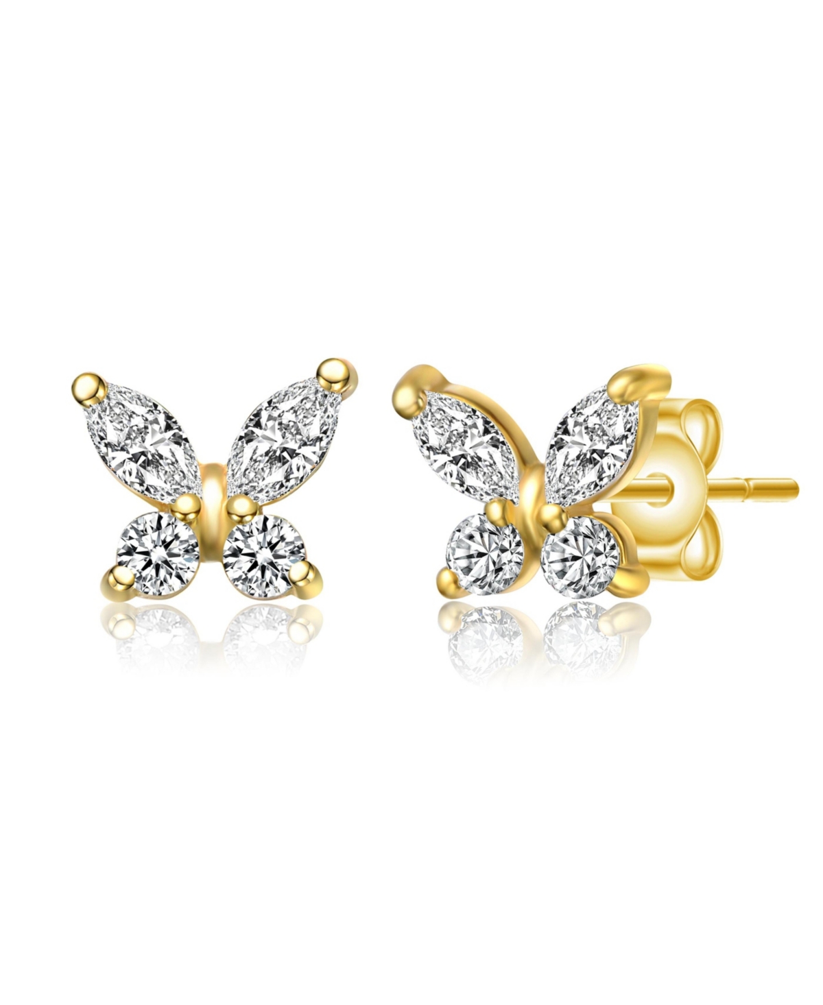 Click here for GiGiGirl 14K Gold Plated Marquise Cubic Zirconia F... prices
