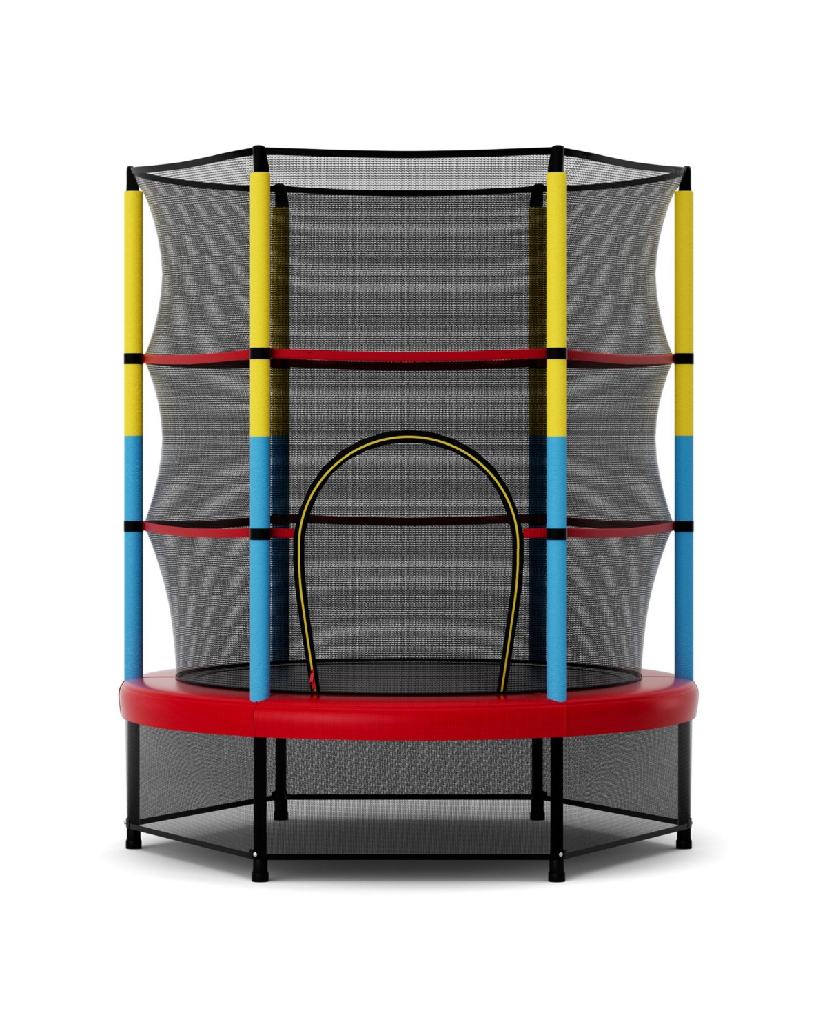 Click here for 55 Inch Mini Trampoline for Kids with Safety Enclo... prices