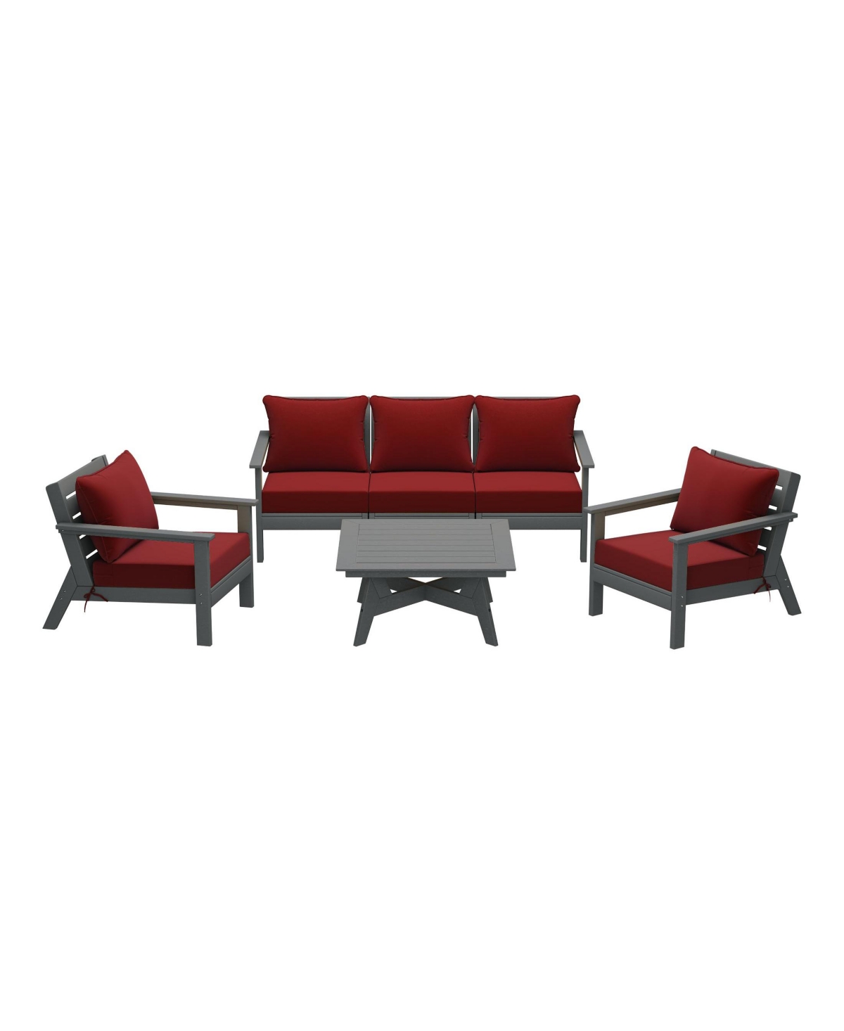 Click here for WestinTrends Outdoor 6-Piece Gray Modular Sectiona... prices