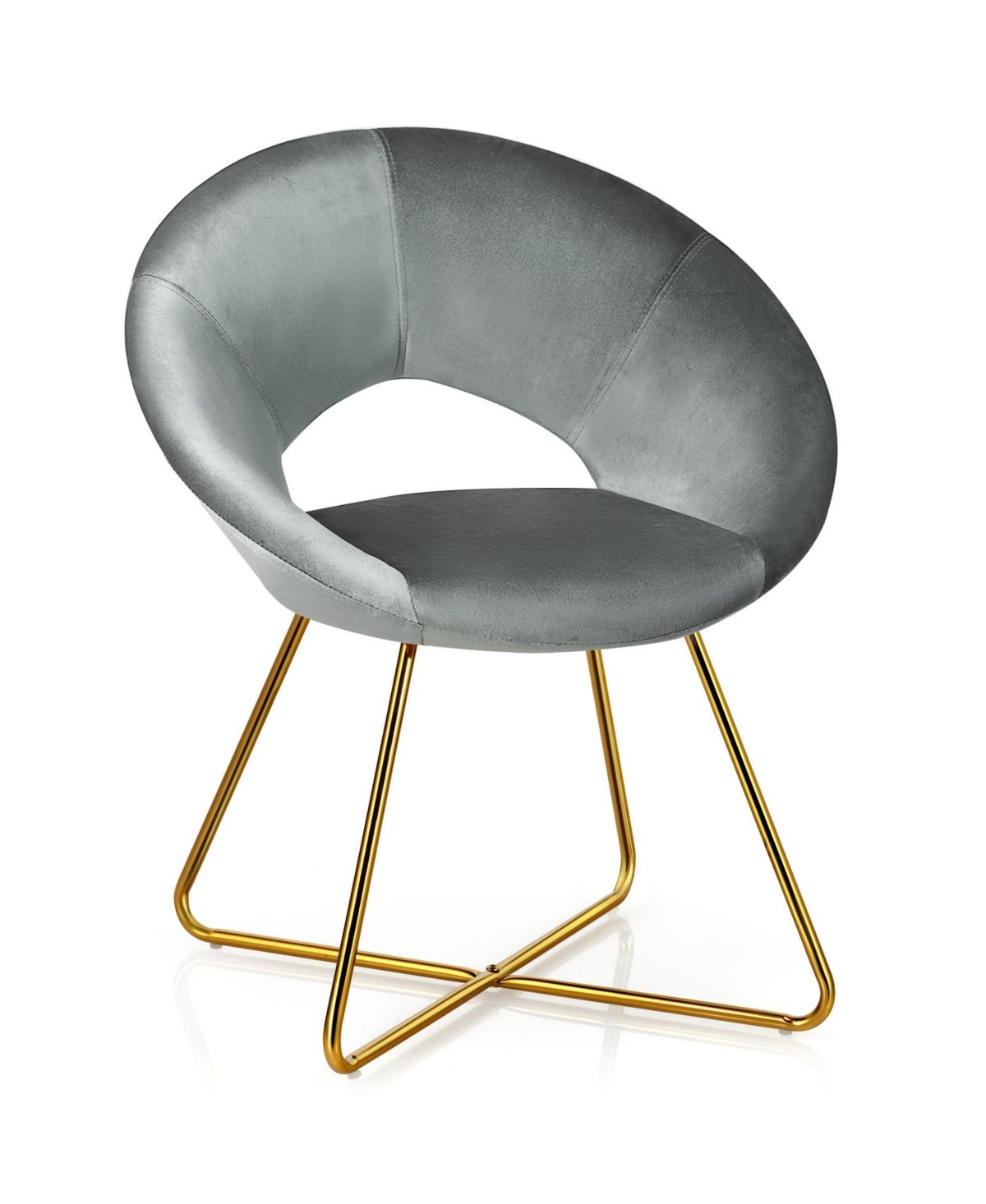 Click here for Gouun Modern Accent Velvet Dining Arm Chair with M... prices
