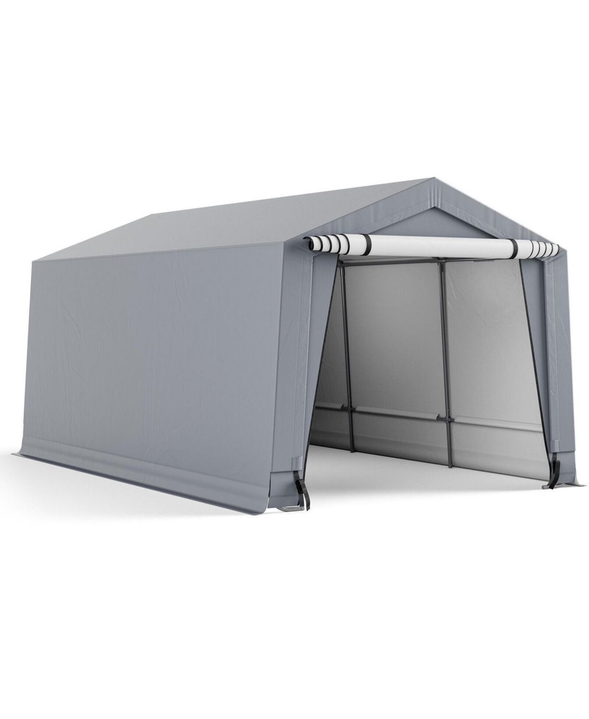 Click here for 10 x 16 Feet Outdoor Heavy-Duty Carport with 2 Doo... prices