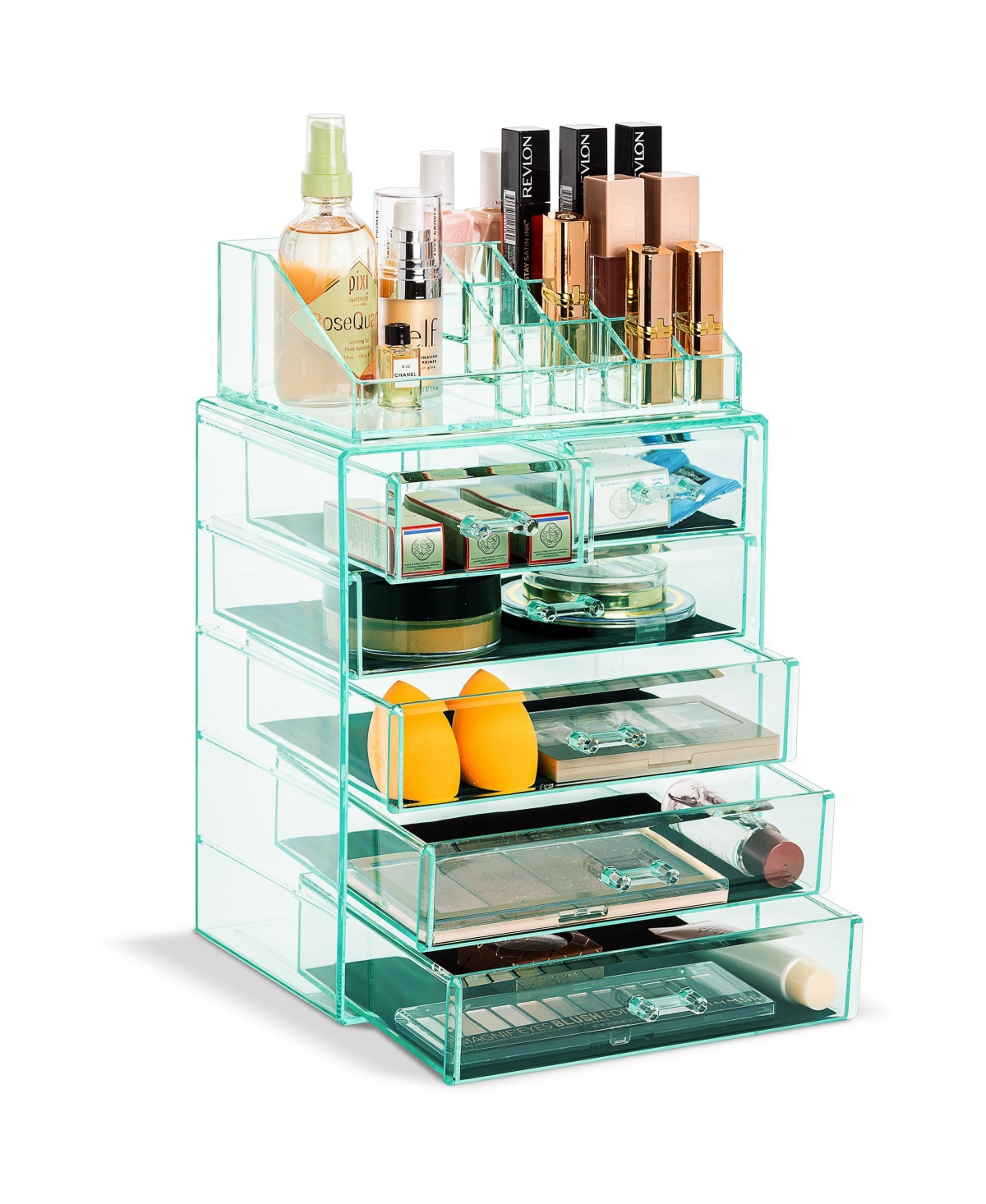 Click here for Sorbus 2 Piece Acrylic Makeup and Jewelry Storage... prices