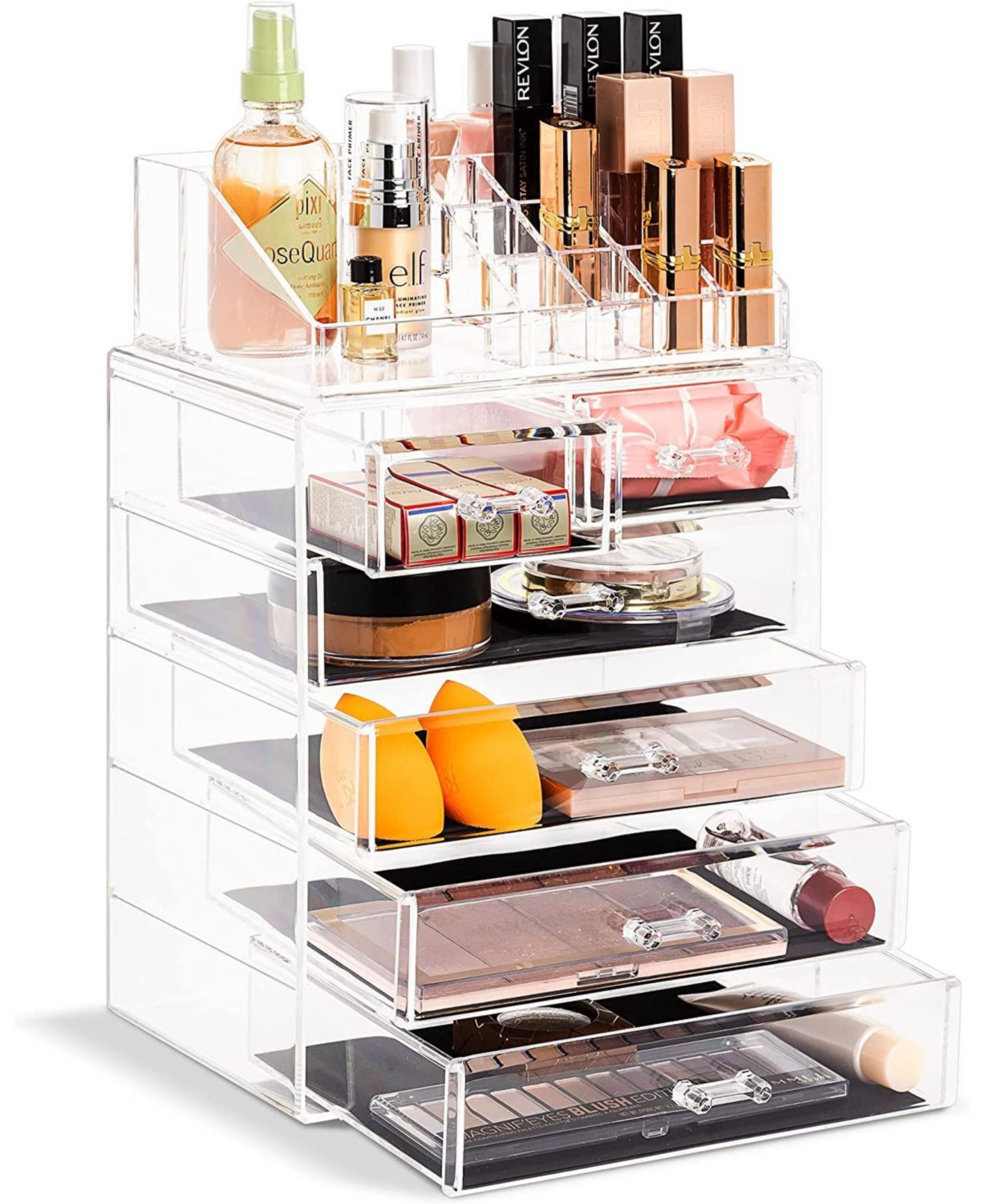 Click here for Sorbus 2 Piece Acrylic Makeup and Jewelry Storage... prices