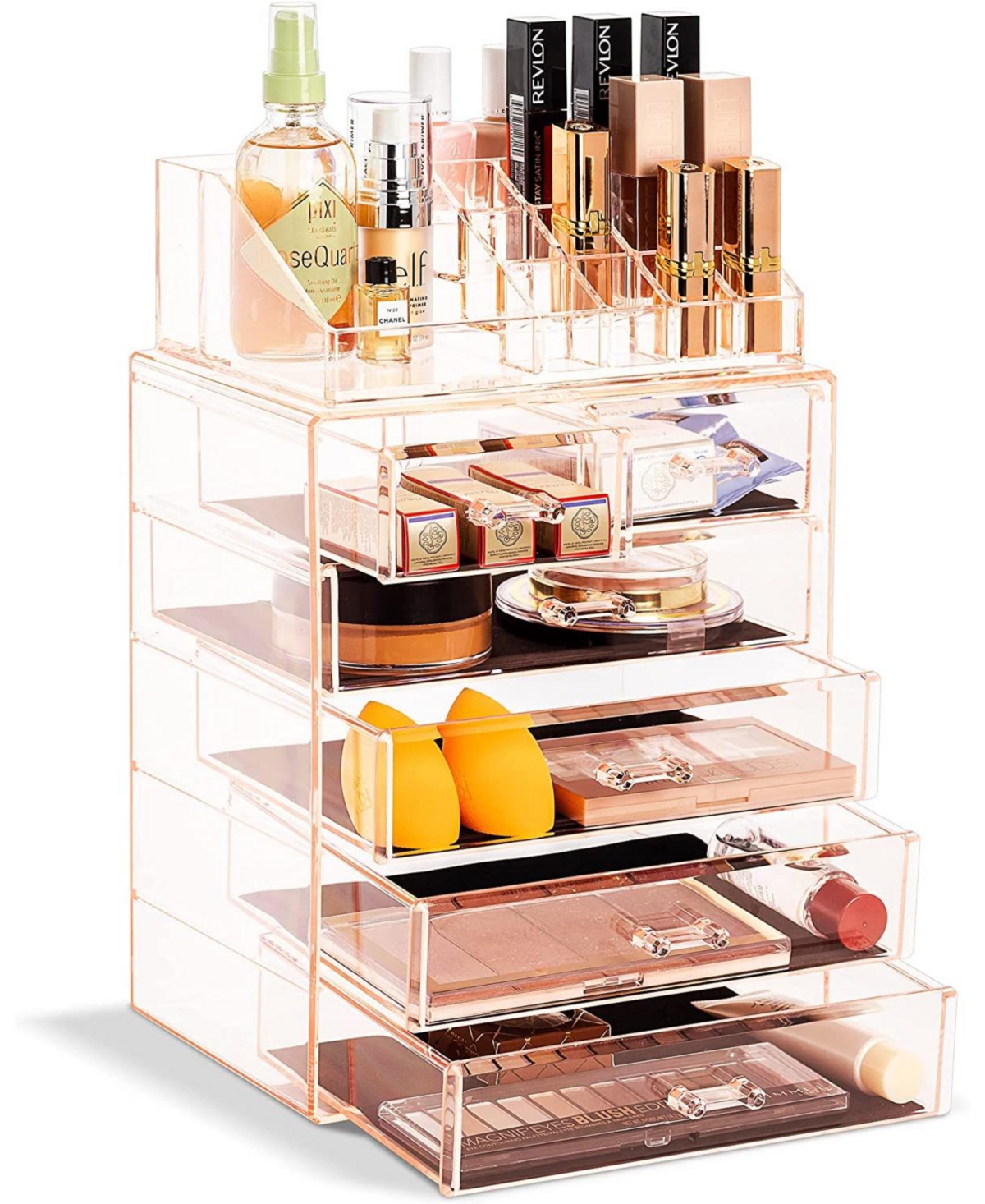 Click here for Sorbus 2 Piece Acrylic Makeup and Jewelry Storage... prices