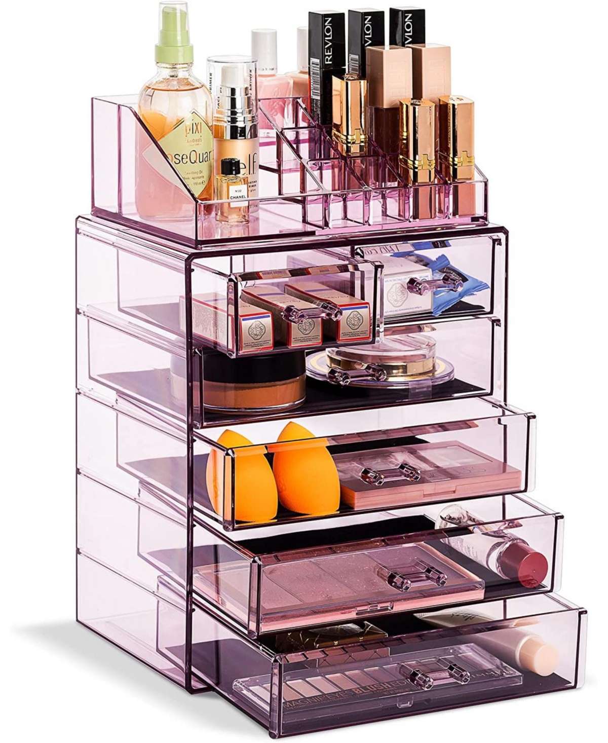 Click here for Sorbus 2 Piece Acrylic Makeup and Jewelry Storage... prices