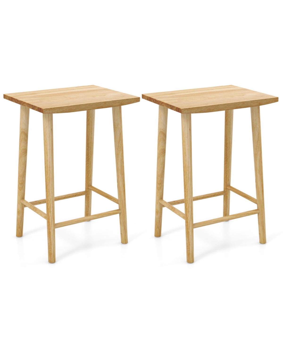 Click here for Gouun 25.5 Inch Bar Stools Set of 2 with Footrest... prices