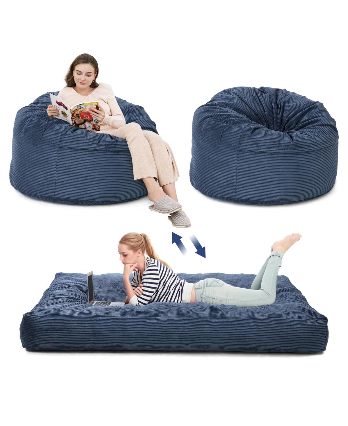 Click here for gaomon Bean Bag Chair for Adults  Giant Bean Bag B... prices
