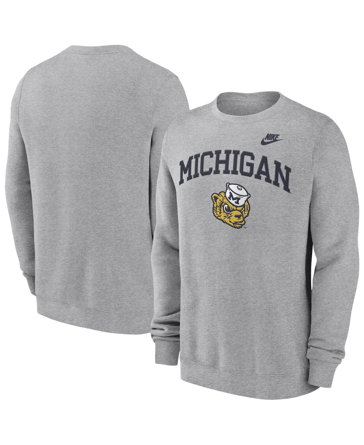 Click here for Nike Mens Heather Gray Michigan Wolverines Legacy... prices