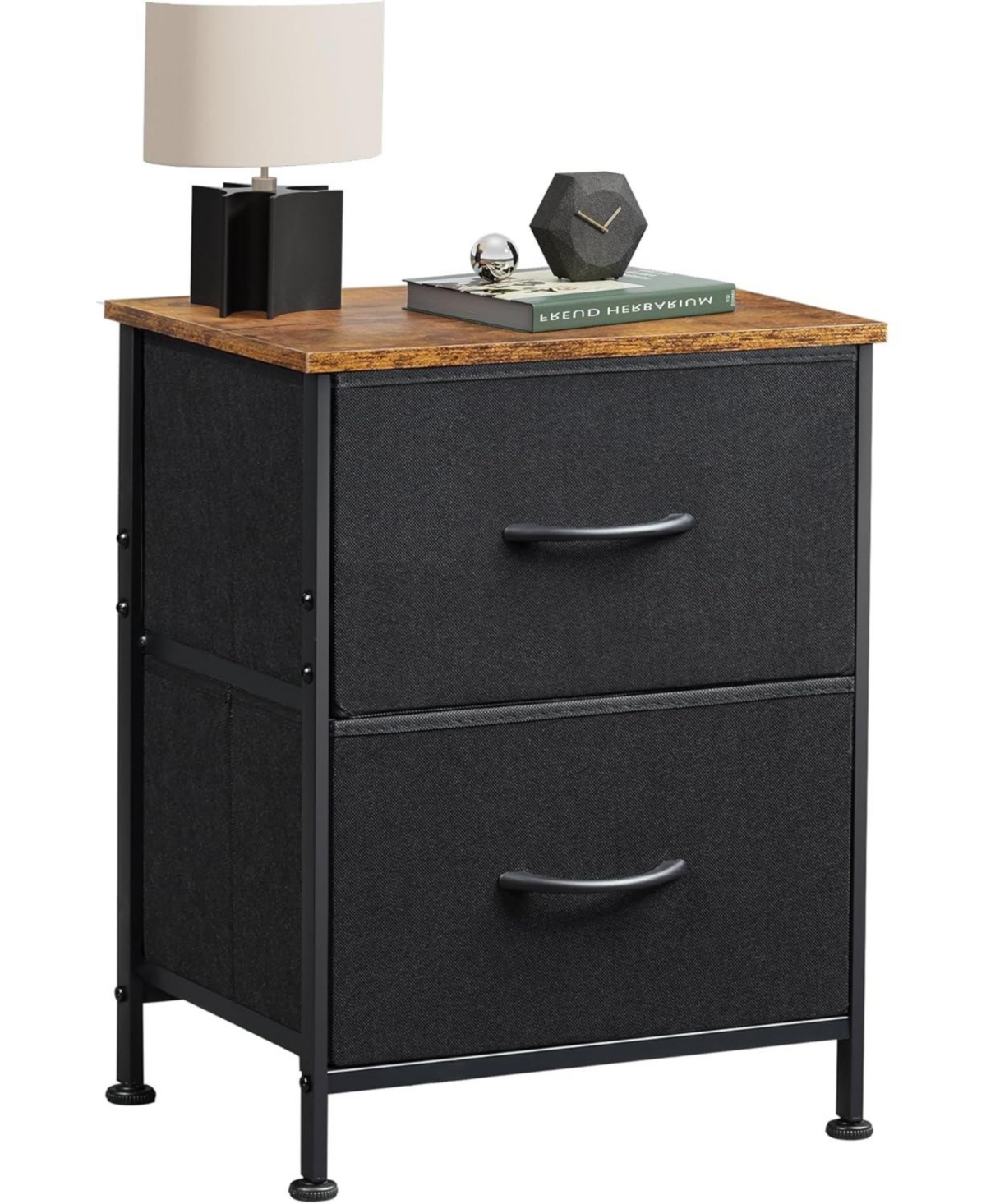 Click here for Wlive Nightstand 2 Drawer Dresser for Bedroom Smal... prices