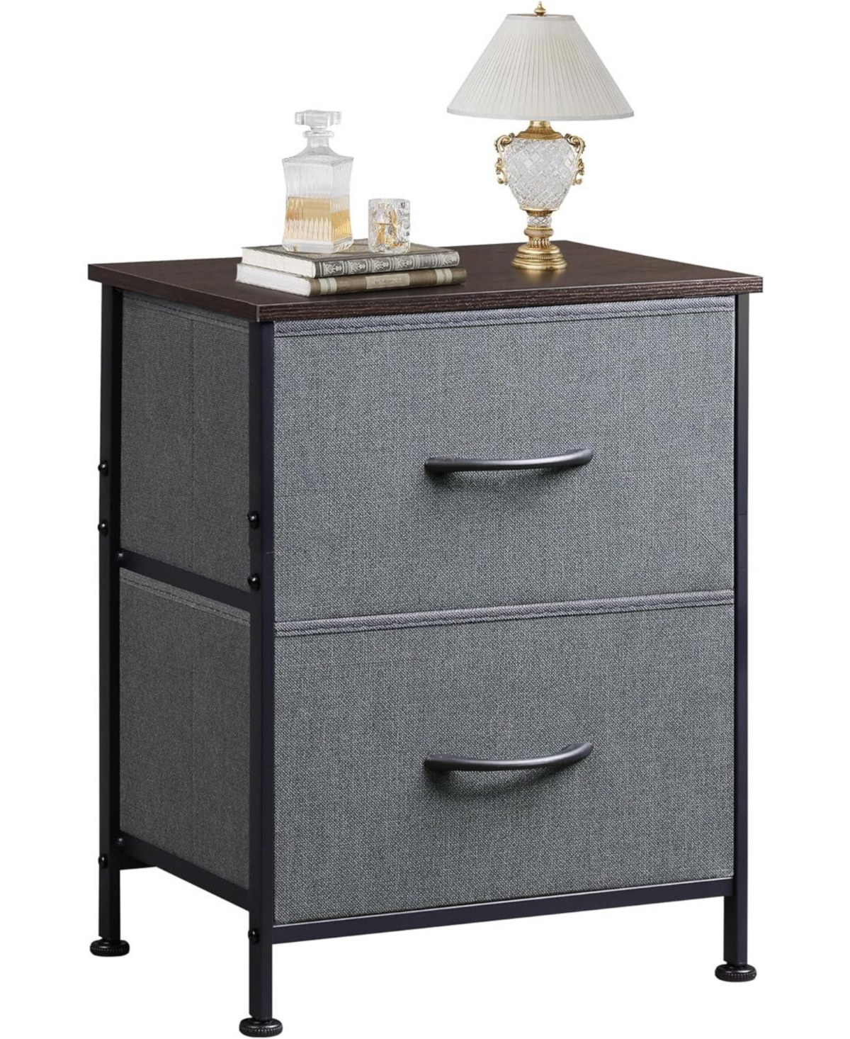 Click here for Wlive Nightstand 2 Drawer Dresser for Bedroom Smal... prices