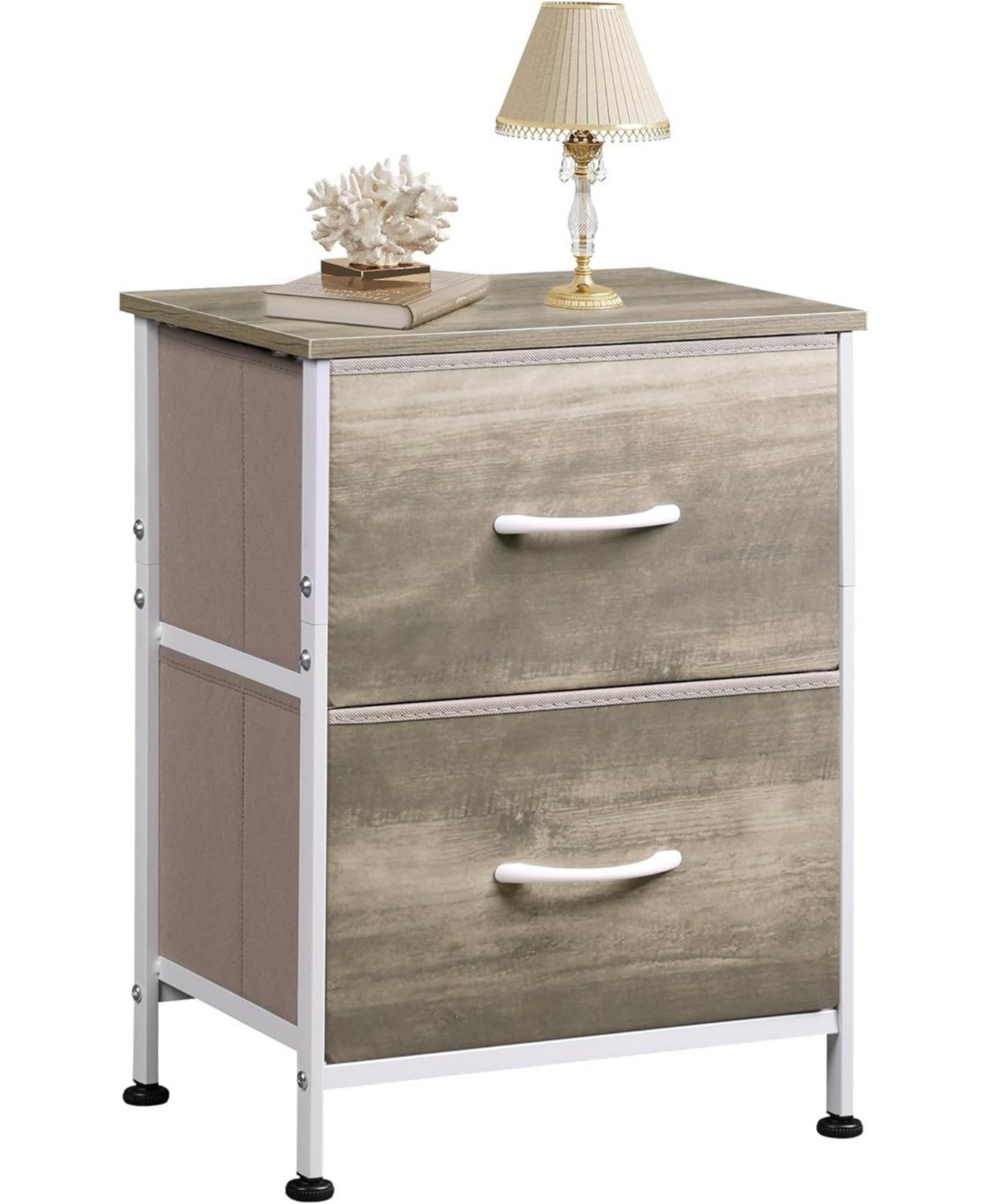 Click here for Wlive Nightstand 2 Drawer Dresser for Bedroom Smal... prices