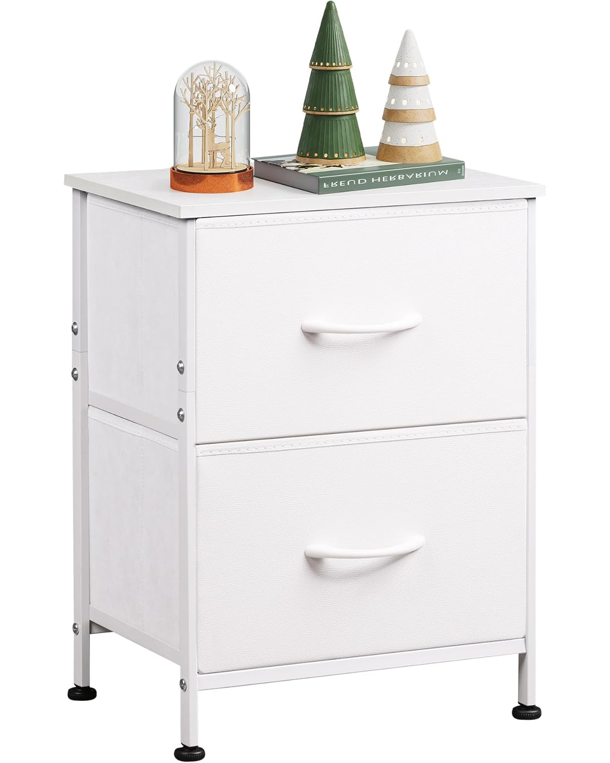 Click here for Wlive Nightstand 2 Drawer Dresser for Bedroom Smal... prices