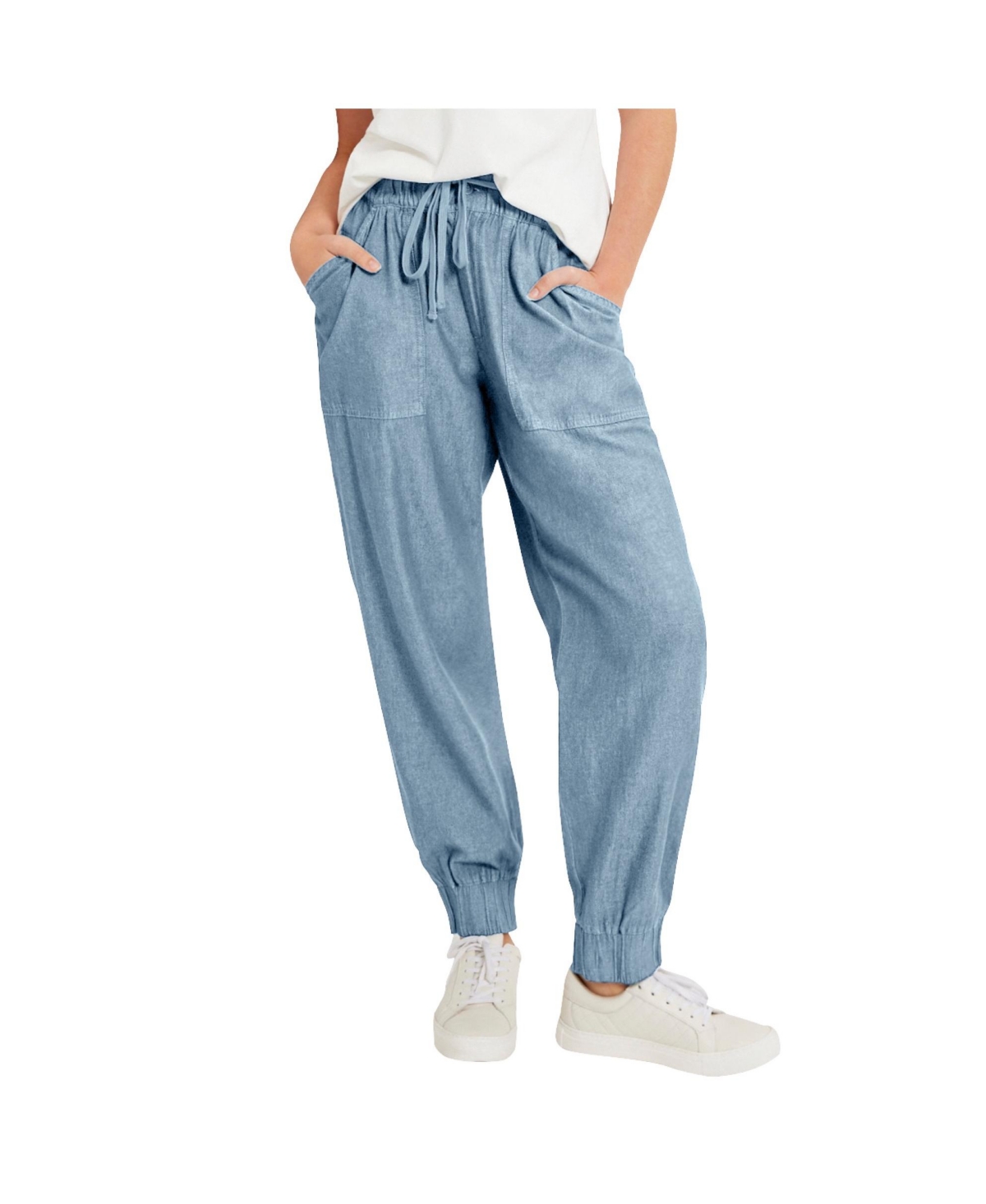 Click here for June + Vie Womens June + Vie Drawstring Denim Jogg... prices