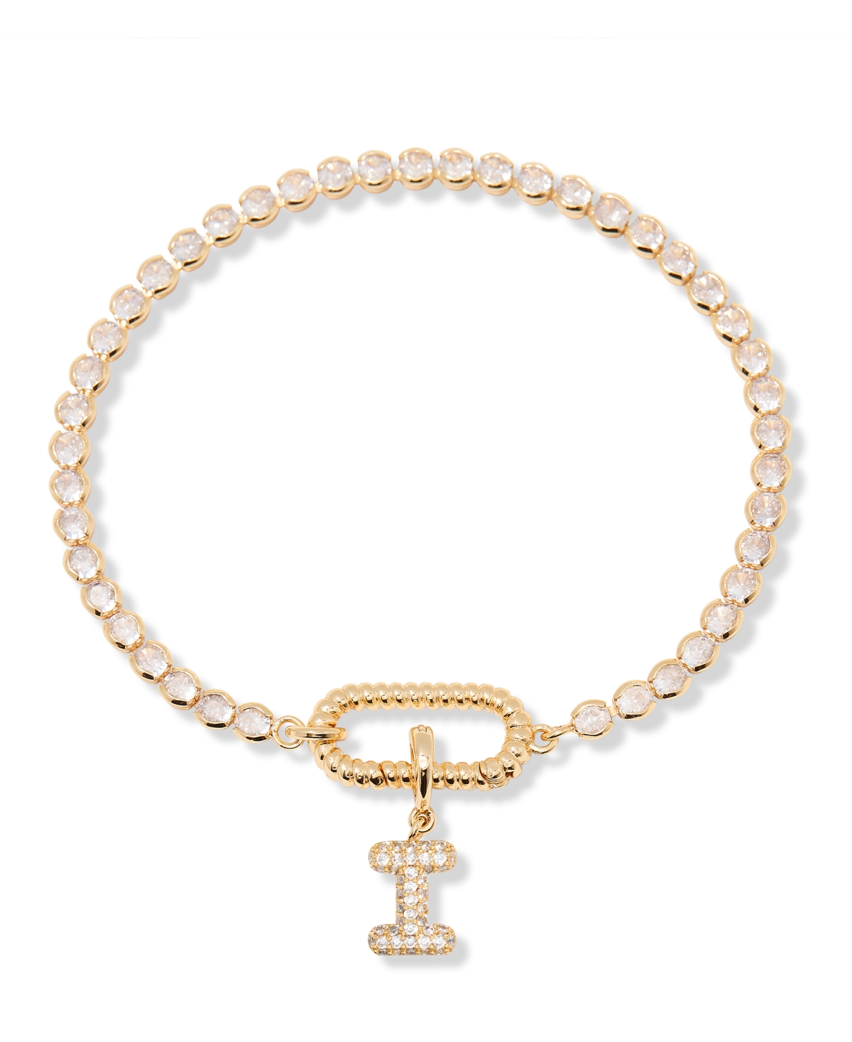 Click here for brook & york Petra Initial Tennis Bracelet - Lette... prices