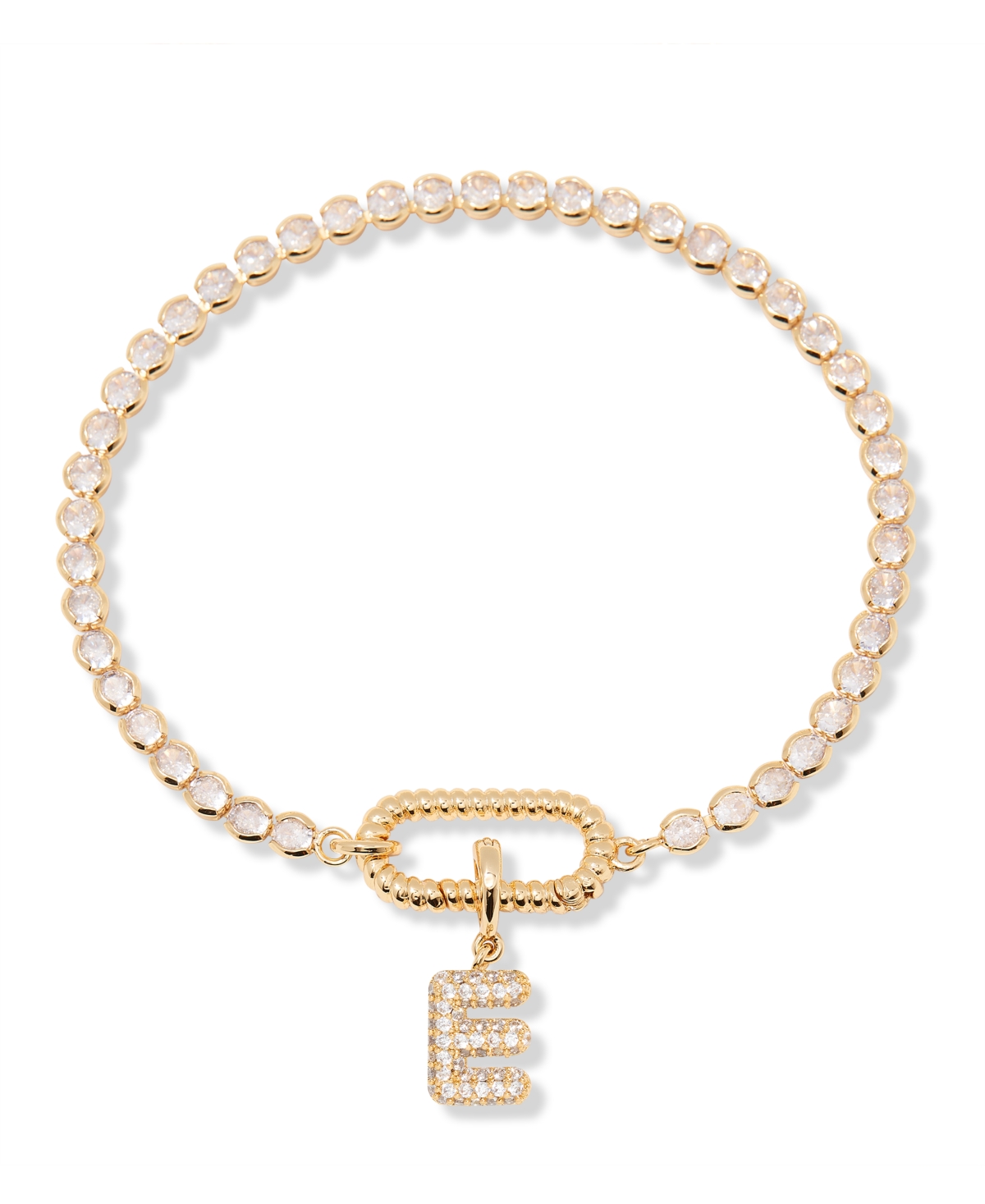 Click here for brook & york Petra Initial Tennis Bracelet - Lette... prices