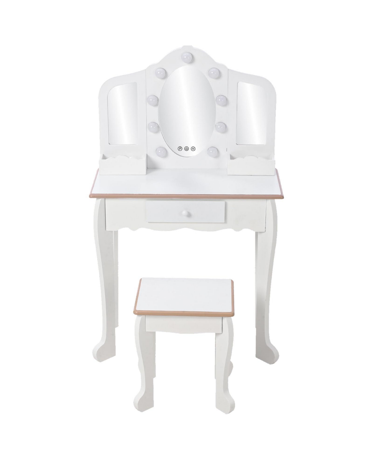 Click here for gaomon Kids Vanity  Girls Vanity Set with Mirror a... prices