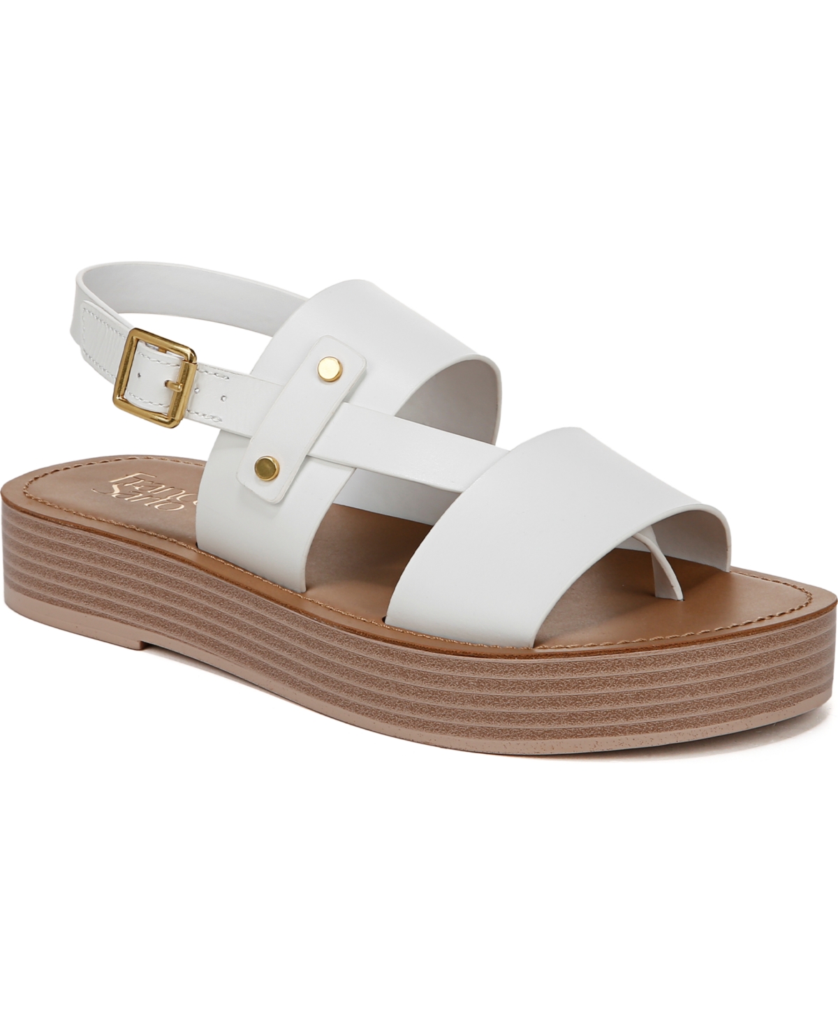 Click here for Franco Sarto Womens Genova Round Toe Platform Sand... prices
