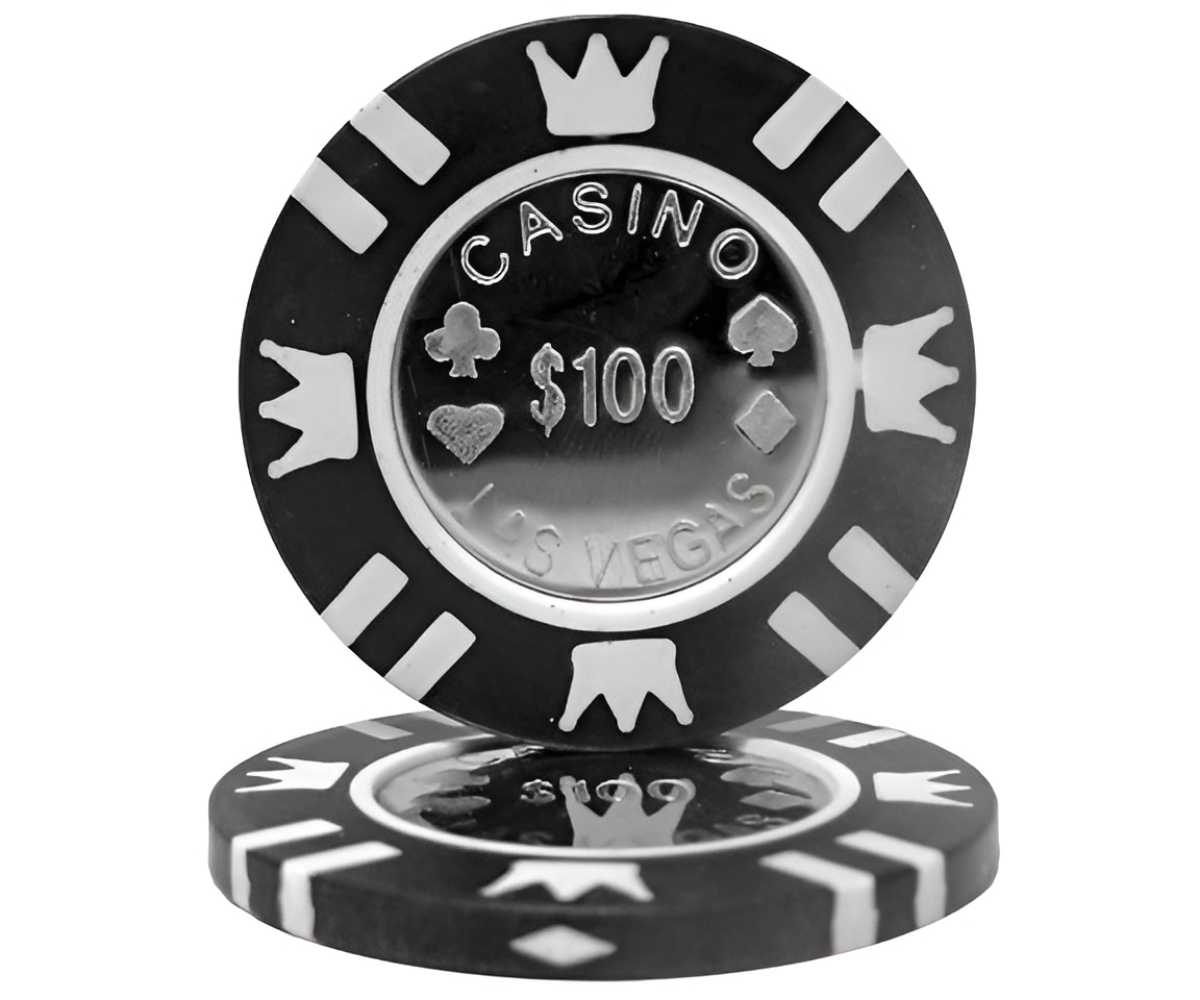 Click here for Slickblue Poker Chips with Coin Metal Inlay - 25-P... prices