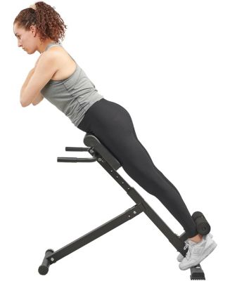LifePro Adjustable Hyperextension Bench for Glutes, Hamstrings, and ...